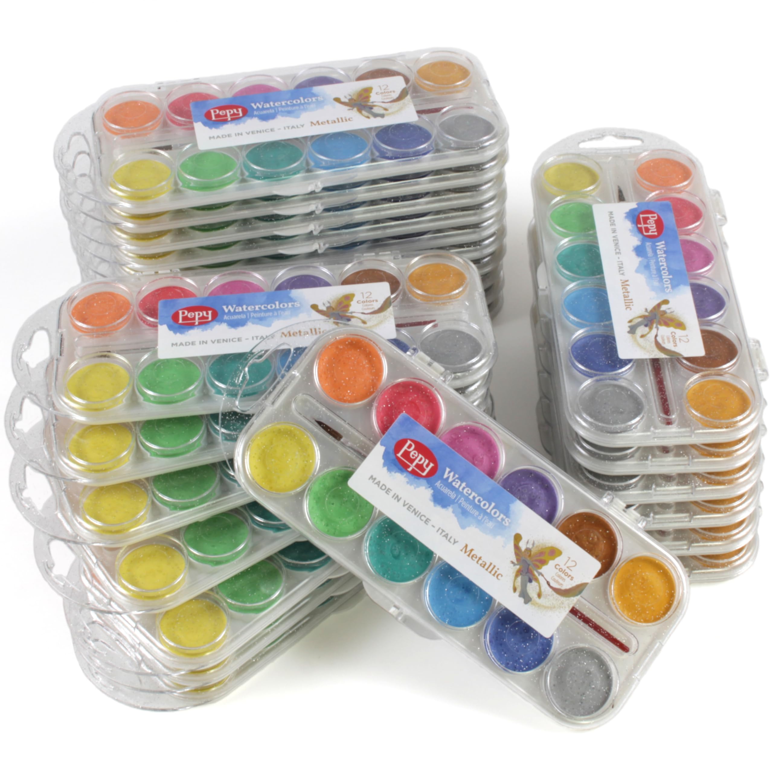 Snapklik.com : Pepy Watercolor Paint; Classpack 24-Count Of 12 Color ...