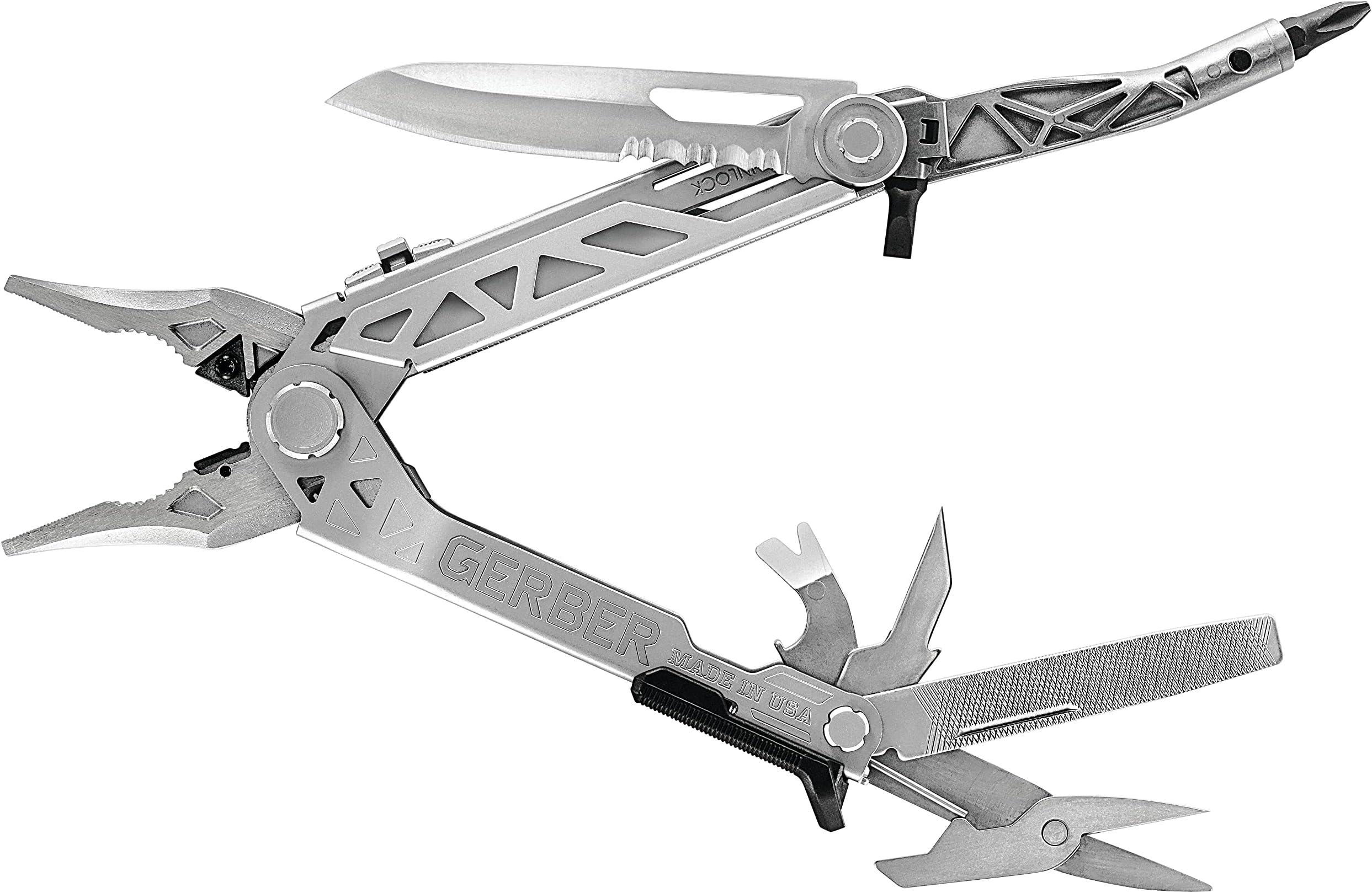 Gerber Gear Multi-Plier 600 - 14-in-1 Multitool with Sheath, Needlenose ...
