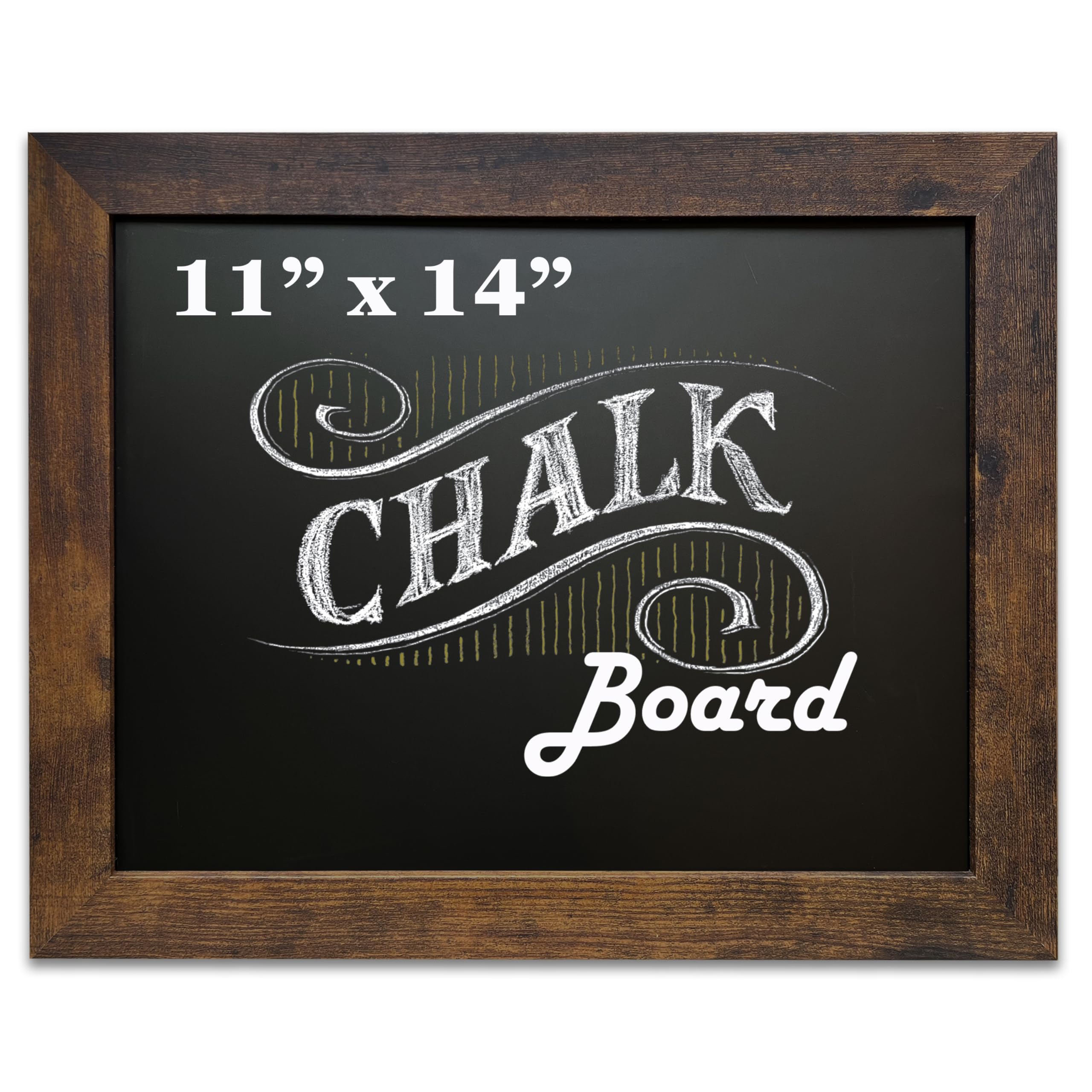 Rustic Decorative Chalk Boards Green Magnetic Chalk Board With Solid