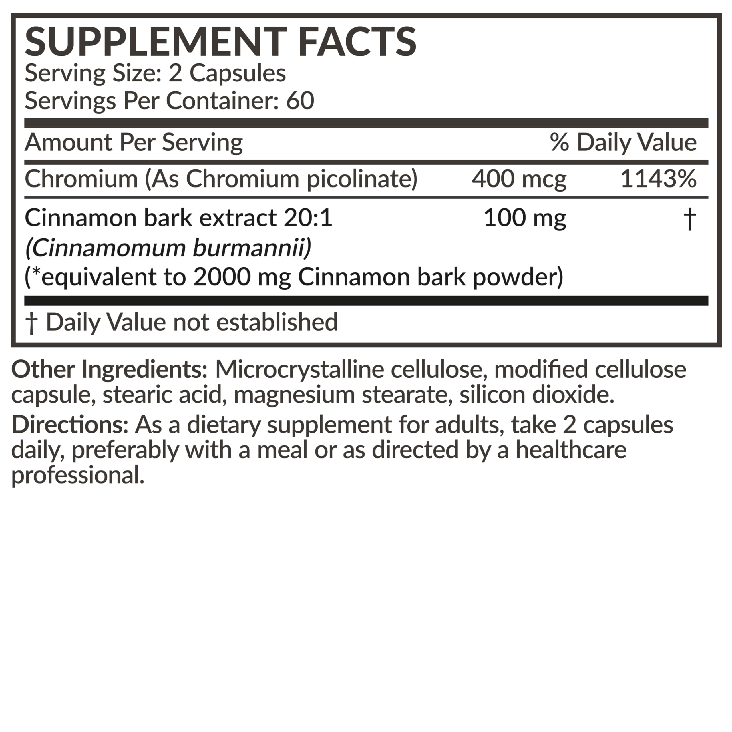 Snapklik.com : Futurebiotics Cinnamon Plus Chromium Picolinate Supplement