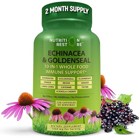 Amazon.com: Echinacea Capsules (1500 MG x 180 Capsules) | Supports ...