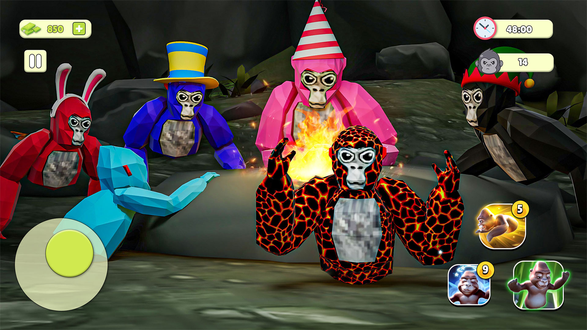 Gorilla Tag Survival Showdown: Apes Fighting Chaos - Gorilla Tag Hill Climbing Adventure: Monkey ...