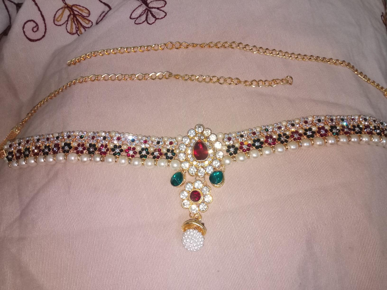 Buy Handicraft Kottage Traditional 22K Gold Kamar Chain/Kardhani ...