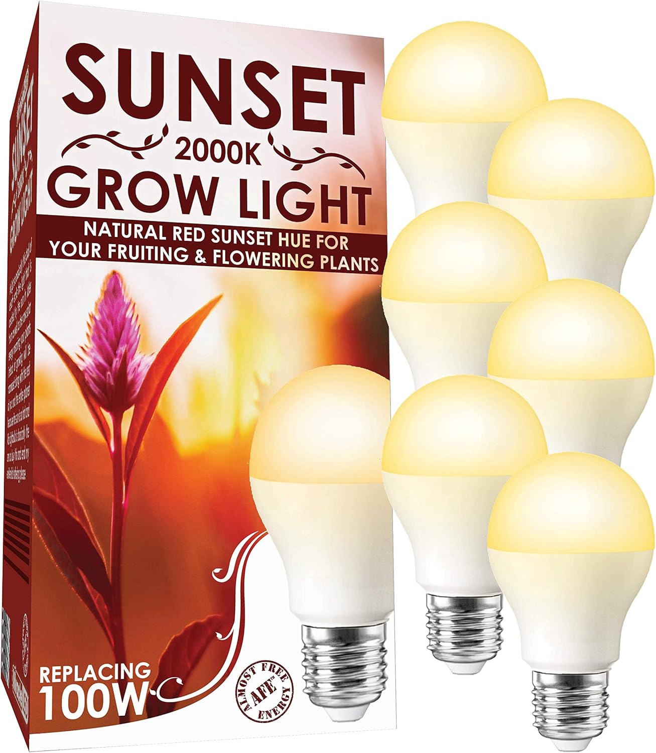 Amazon.com : Miracle LED 2000K Sunset Natural Red Spectrum Daylight LED ...