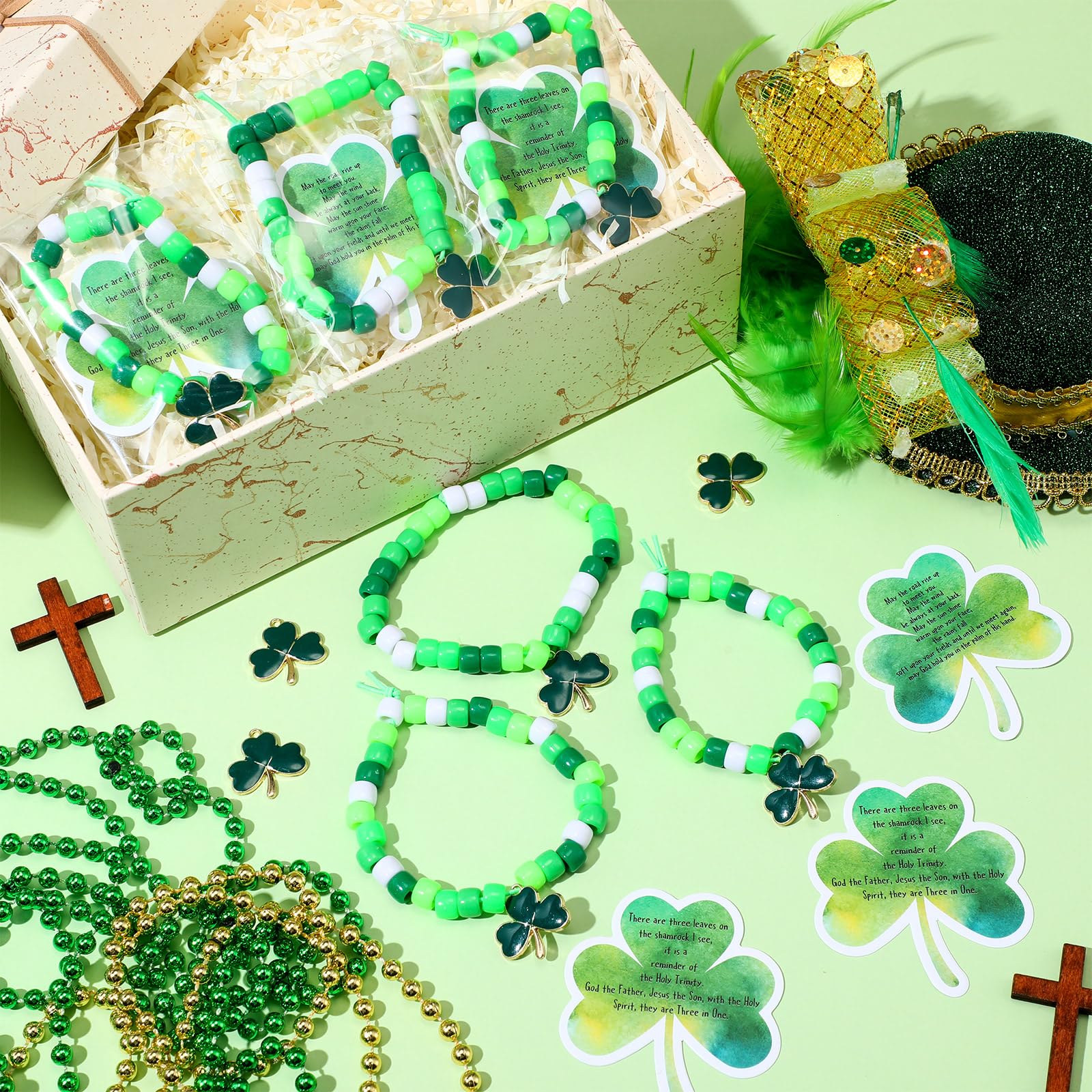 Snapklik.com : 20 Christian St Patricks Day Beads Bracelet Crafts For ...
