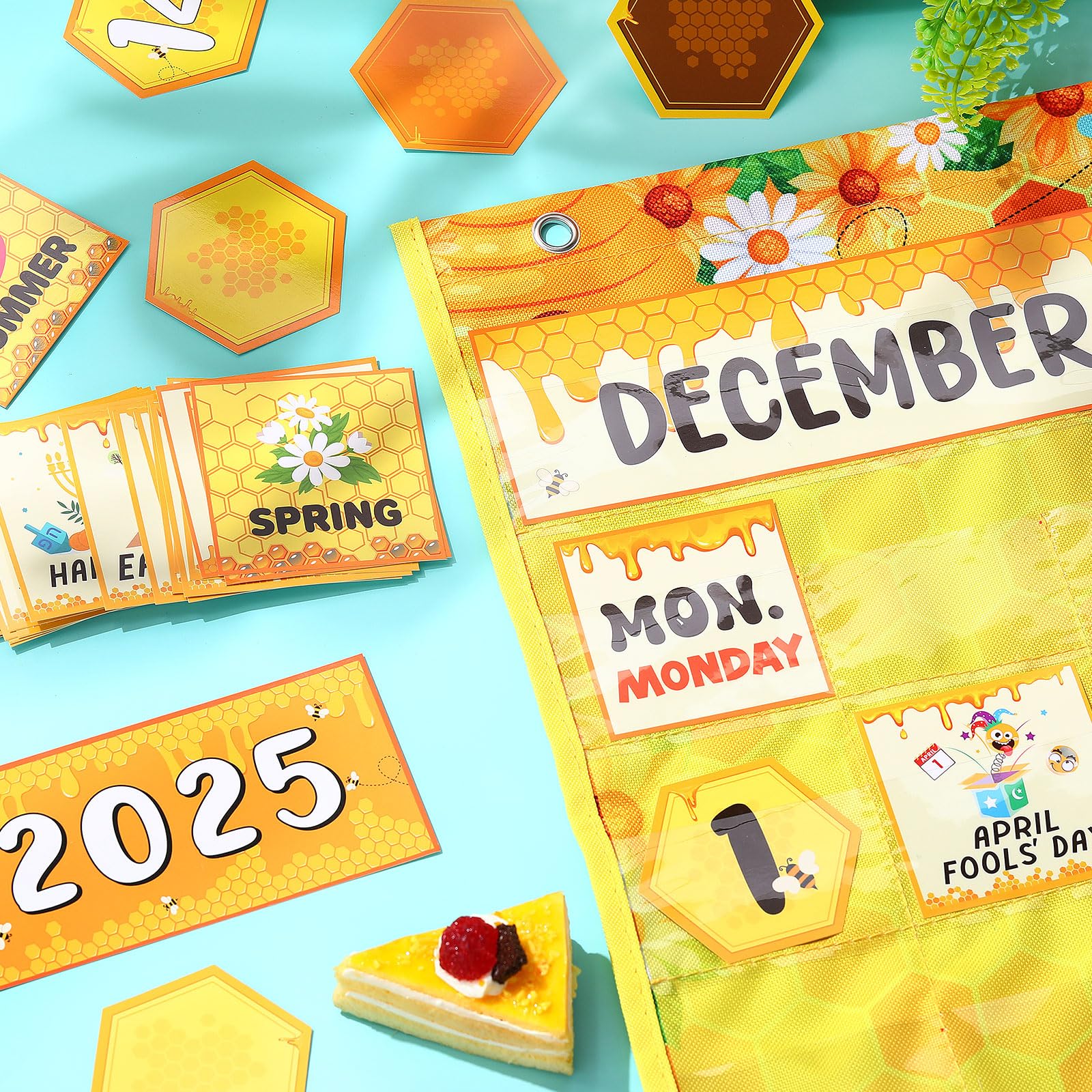 Snapklik.com : Sinload Classroom Calendar Pocket Chart Set Calendar ...