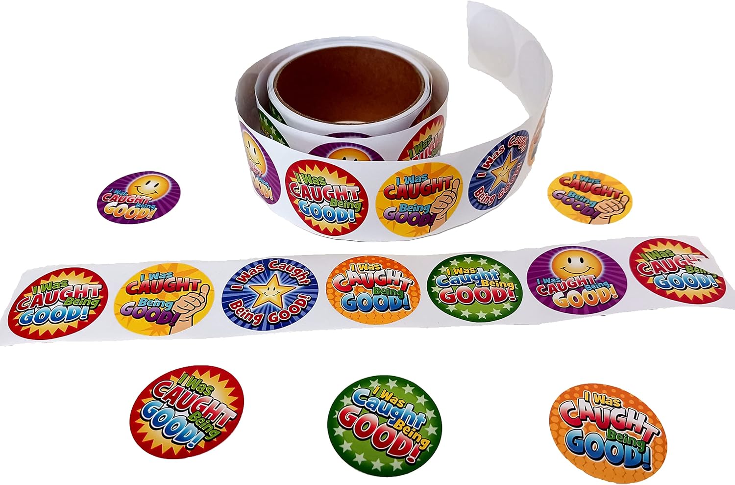 Amazon.com: Student Achievement Award Stickers (I was Caught Being Good ...