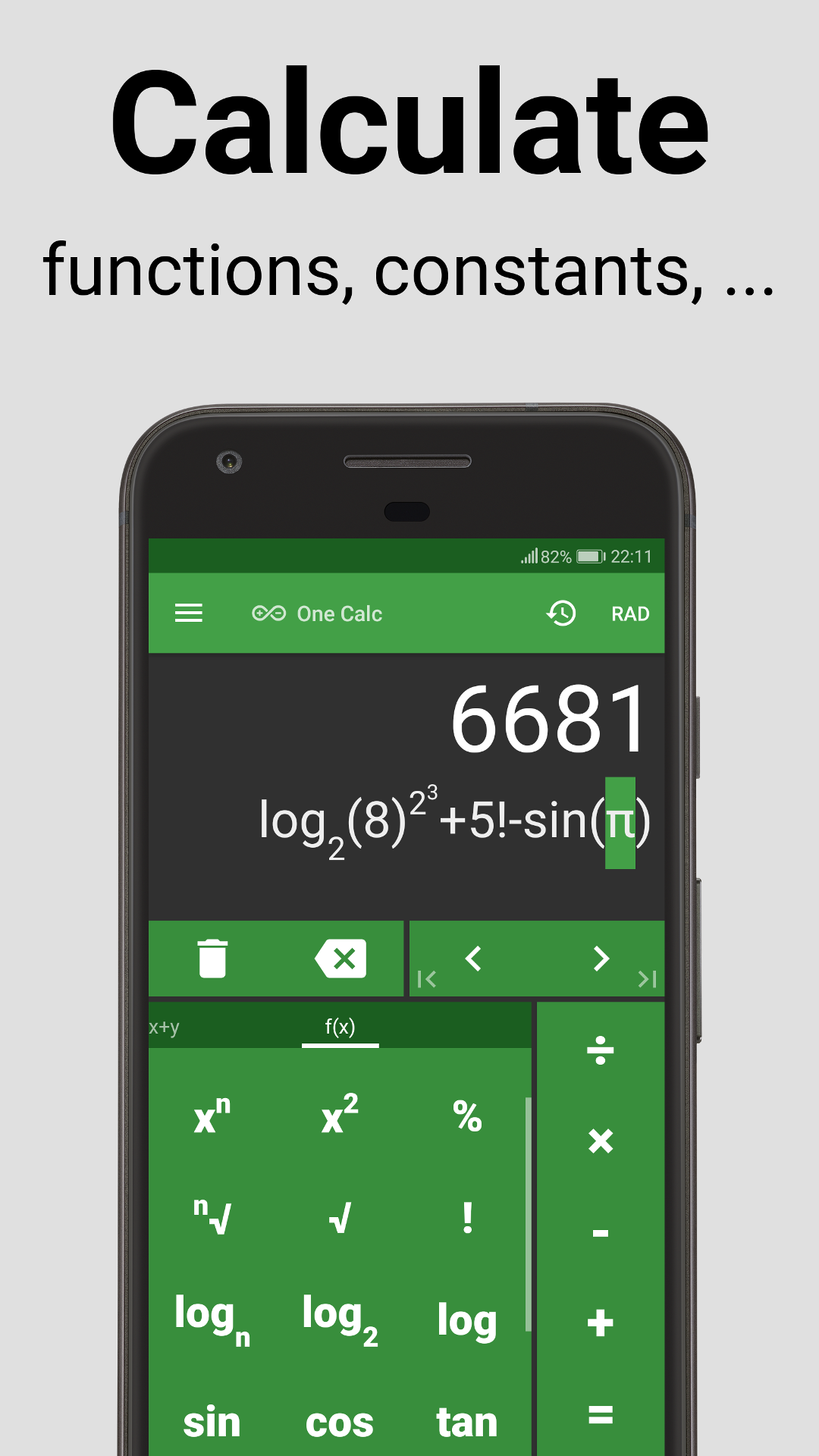 One Calc: Simple Scientific Calculator:Amazon.de:Appstore for Android