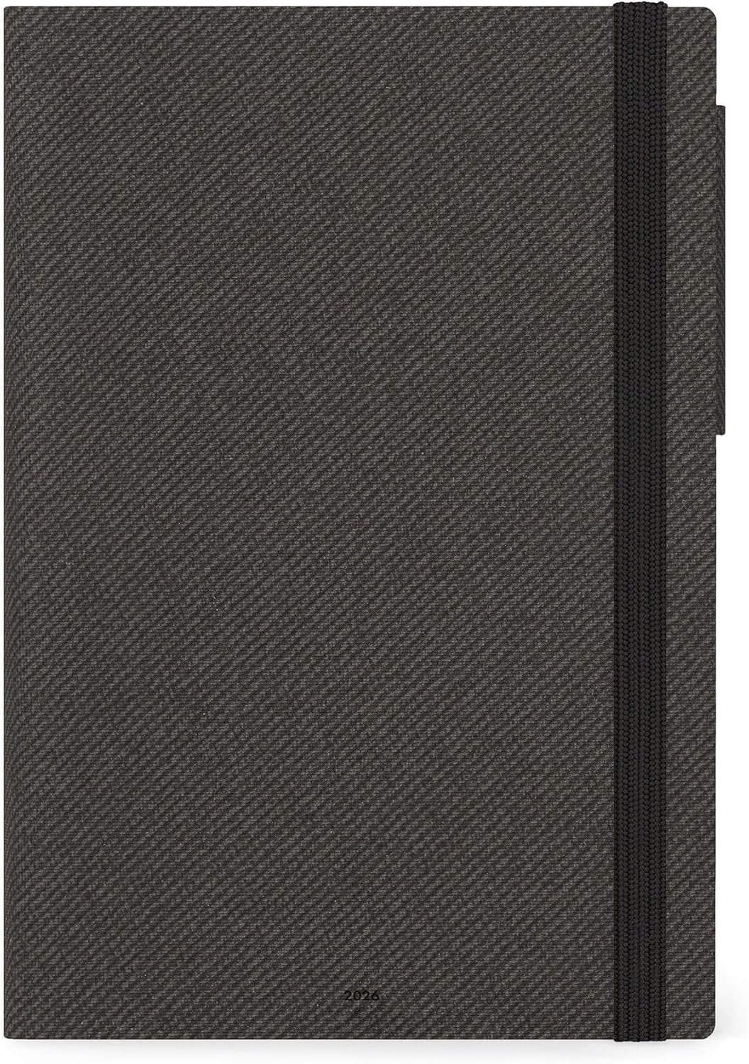 Legami - Large 2026 Daily Diary, Deep Graphite, 12 Months, Elastic ...