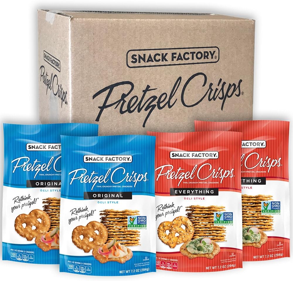 Amazon.com: Snack Factory Pop'ums Pretzel Snacks, Sea Salt, White ...