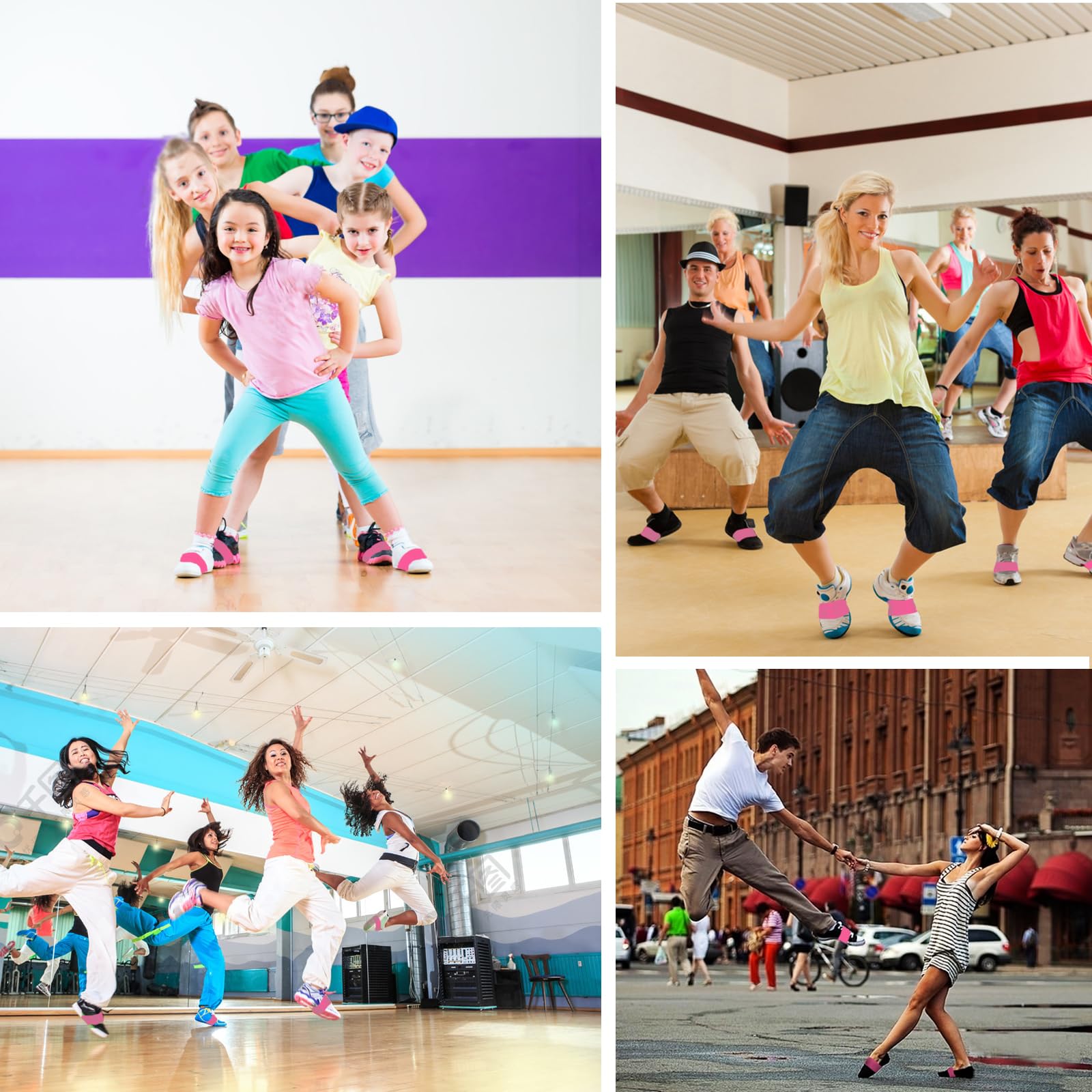 Snapklik.com : Dance Socks Shoe Socks On Smooth Floors,1 Pair Dance ...