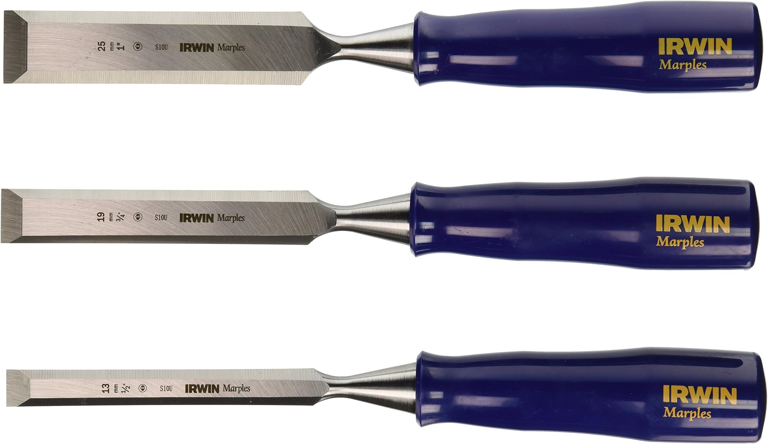IRWIN Marples Chisel Set with Wallet, 3-Piece (1768781) , Blue - Amazon.com