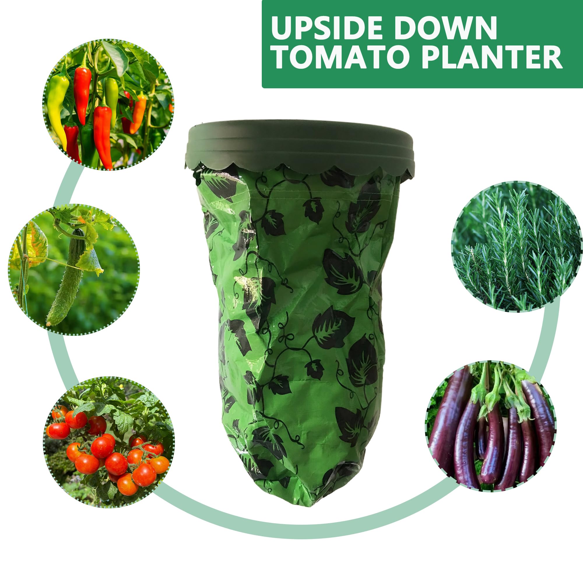 Upside Down Vegetable Containers