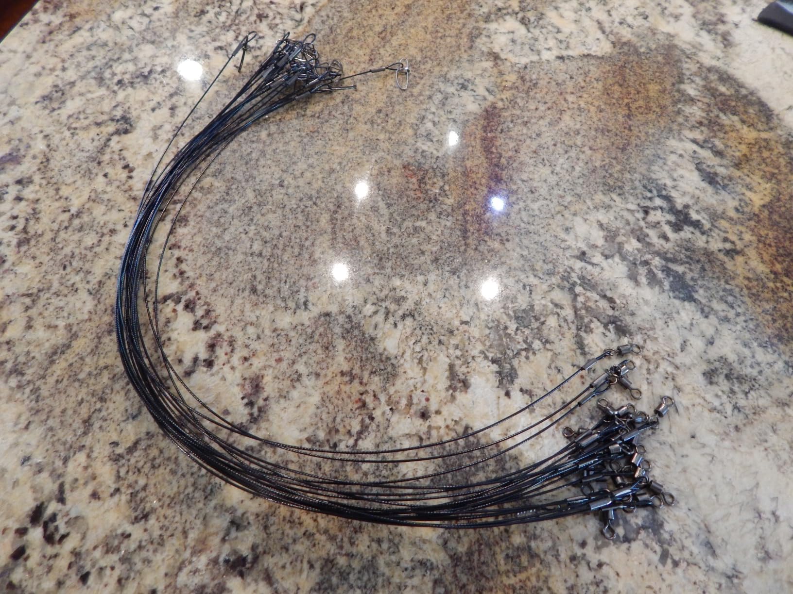 Amazon.com : YAFIYGI 20 pcs Copper Leaderhead Fishing Leaders Saltwater ...