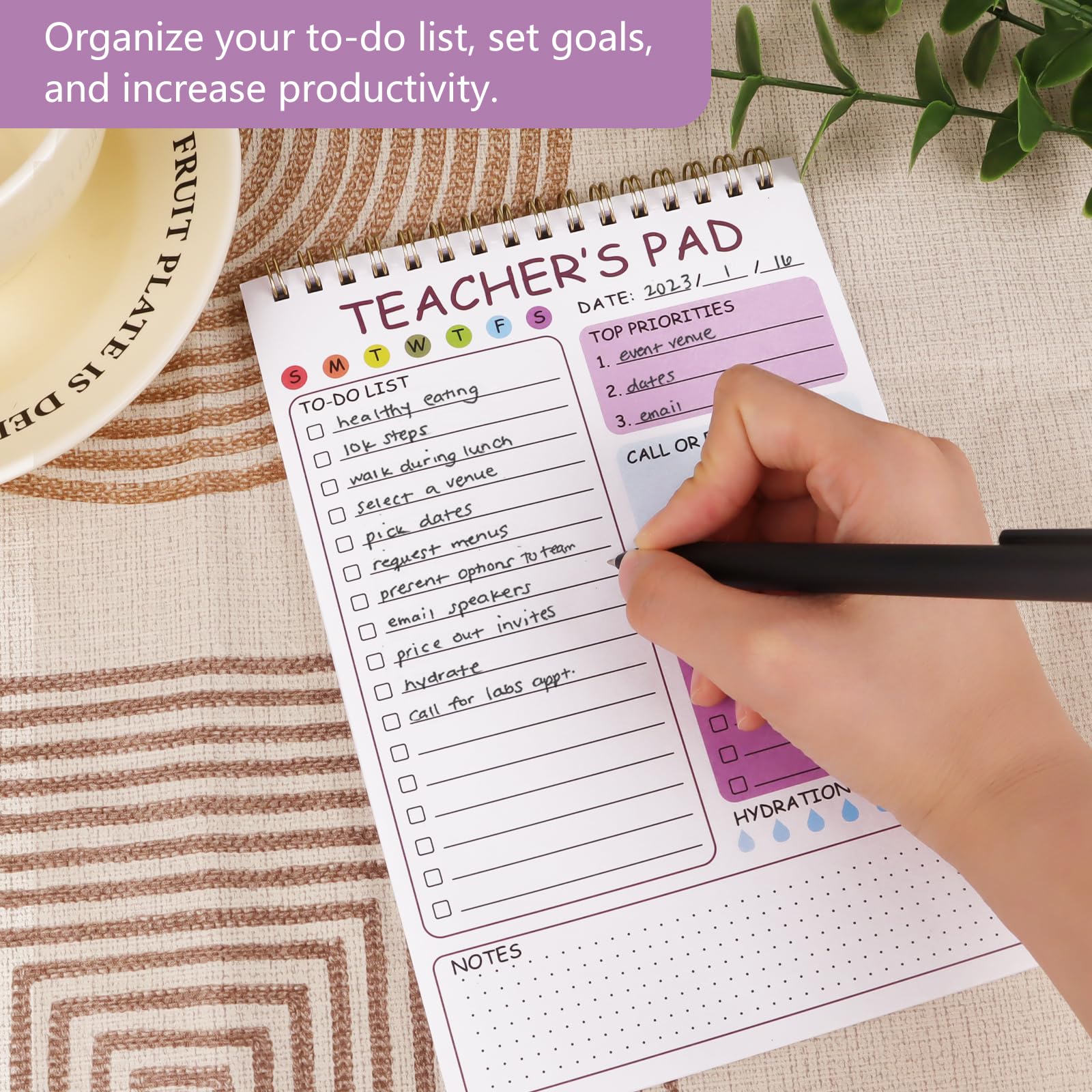 Snapklik.com : Teacher To Do List Notepad, 83x58 Inch Teacher Notepad ...