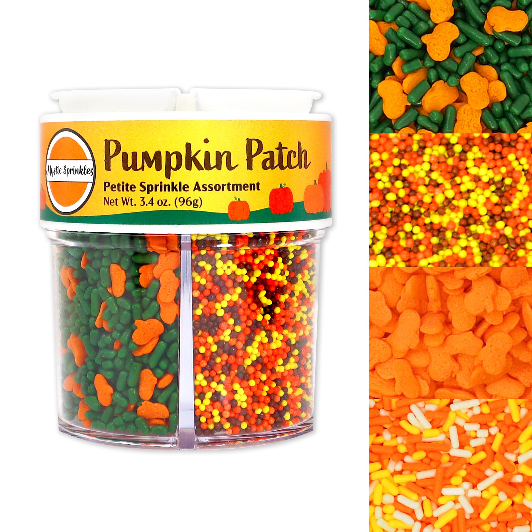 Amazon.com: Mystic Sprinkles Autumn/Fall 4 Cell SPrinkle Assortments ...