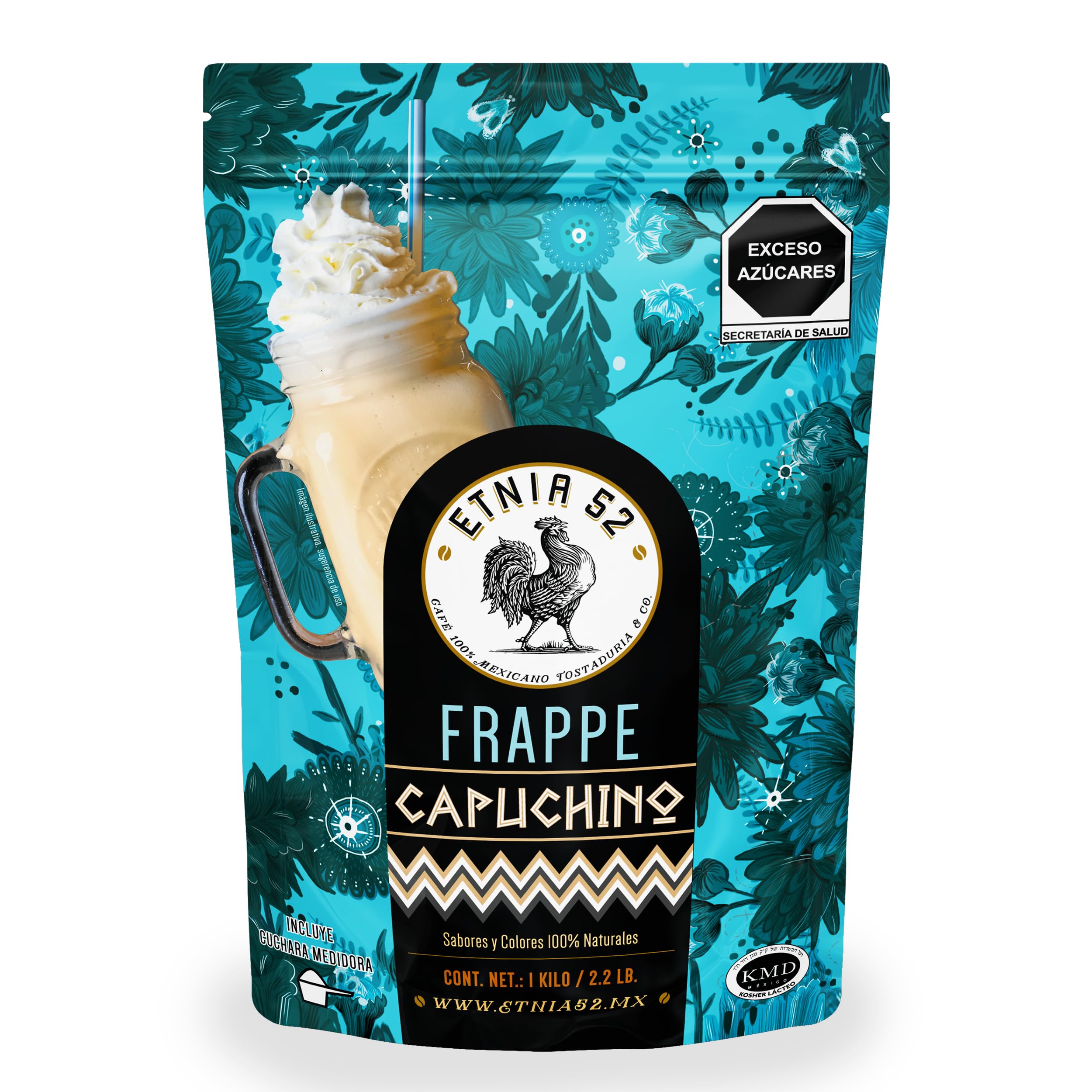 Frappe en Polvo Instantáneo - Sabor Capuchino | 1 kg | Libre de gluten ...