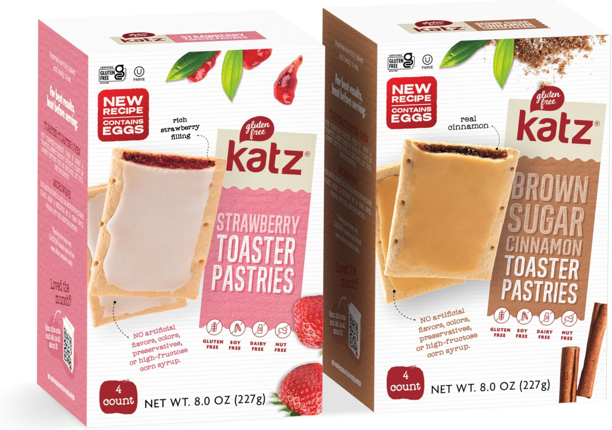 Amazon.com: Katz Gluten Free Snacks Variety Pack. Toaster Pastries ...