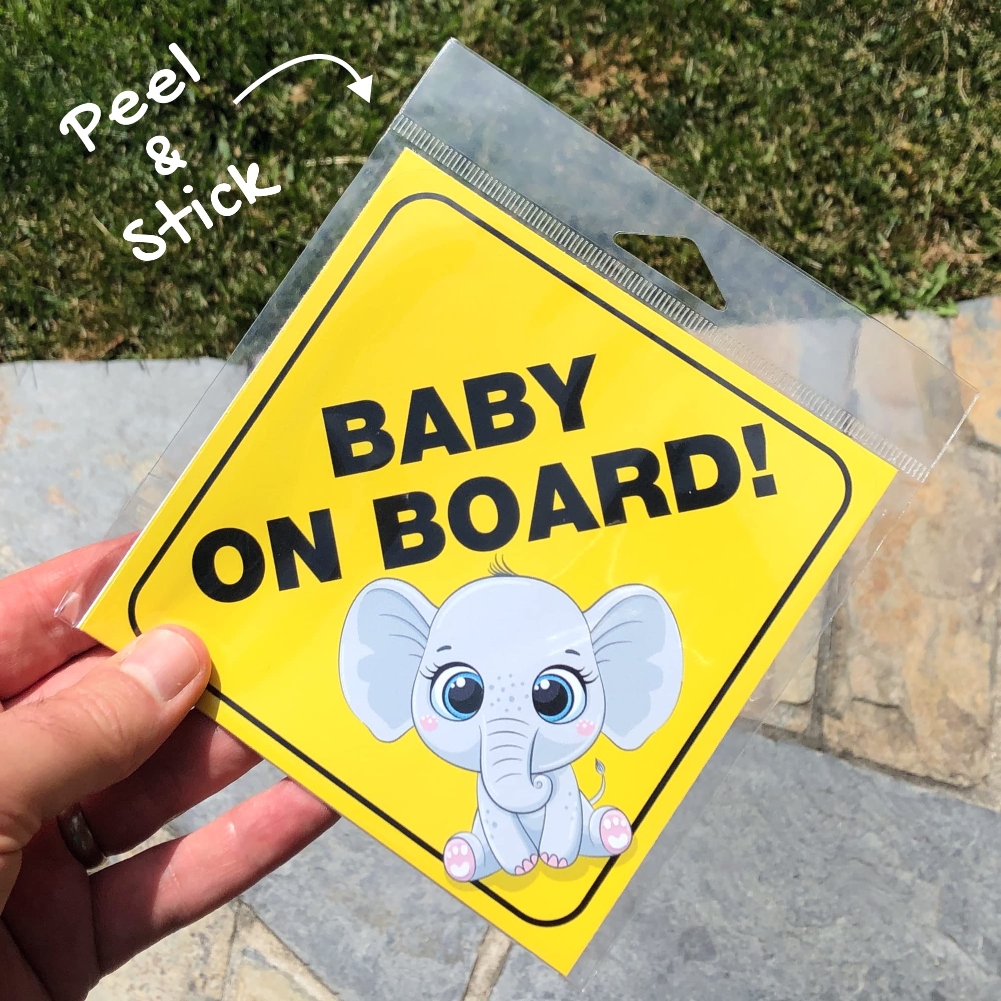 Snapklik.com : Stickios Baby On Board Sticker For Cars - Sticks ...