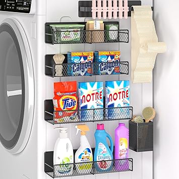 Amazon.com: Magnetic Shelves for Washing Machine 6 Pack, Heavy-Duty ...