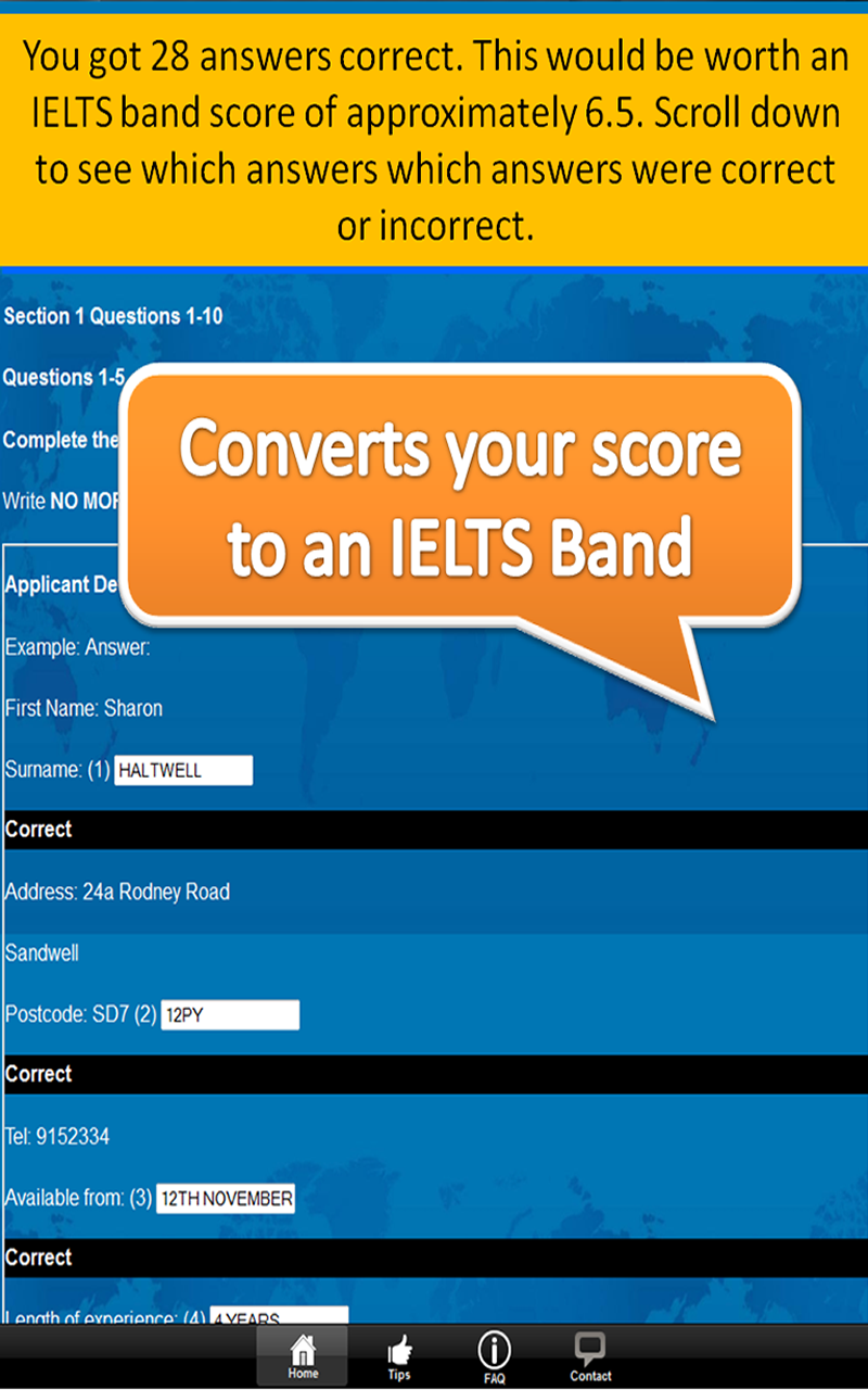 IELTS listening tests - App on Amazon Appstore