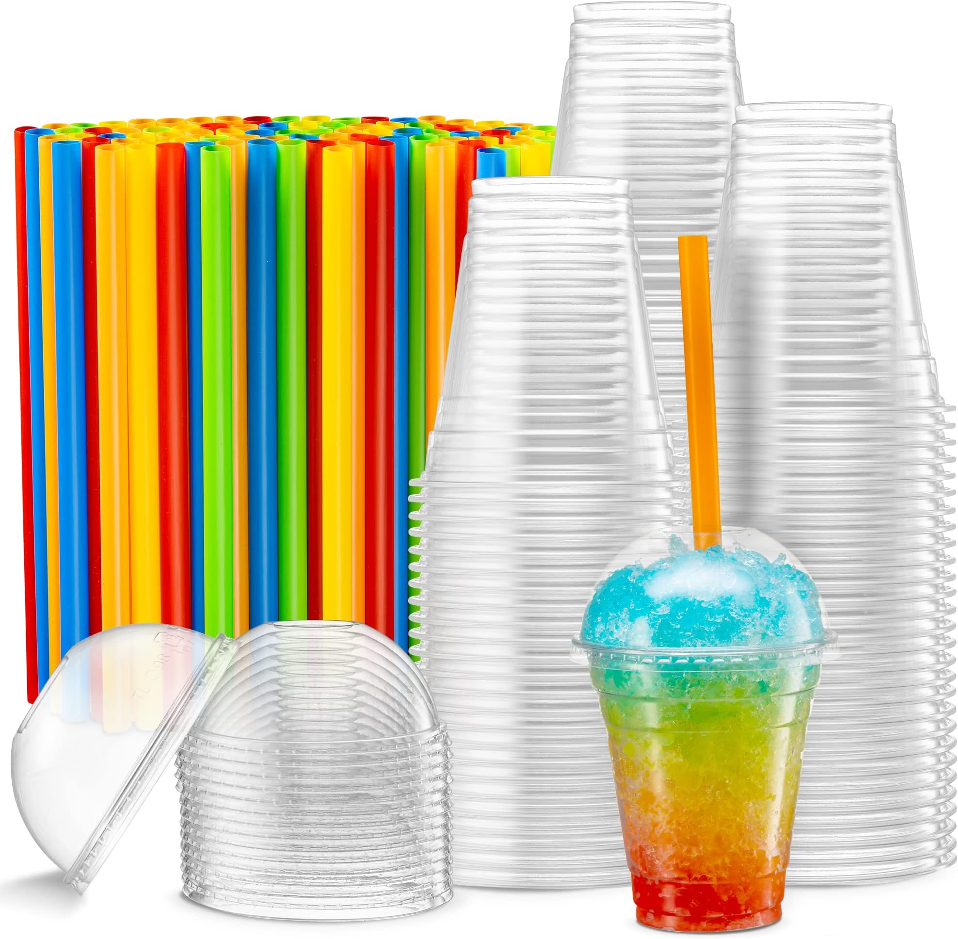 Amazon.com: ELEGANT DISPOSABLES [40 Sets - 20 Oz] Crystal Clear PET ...