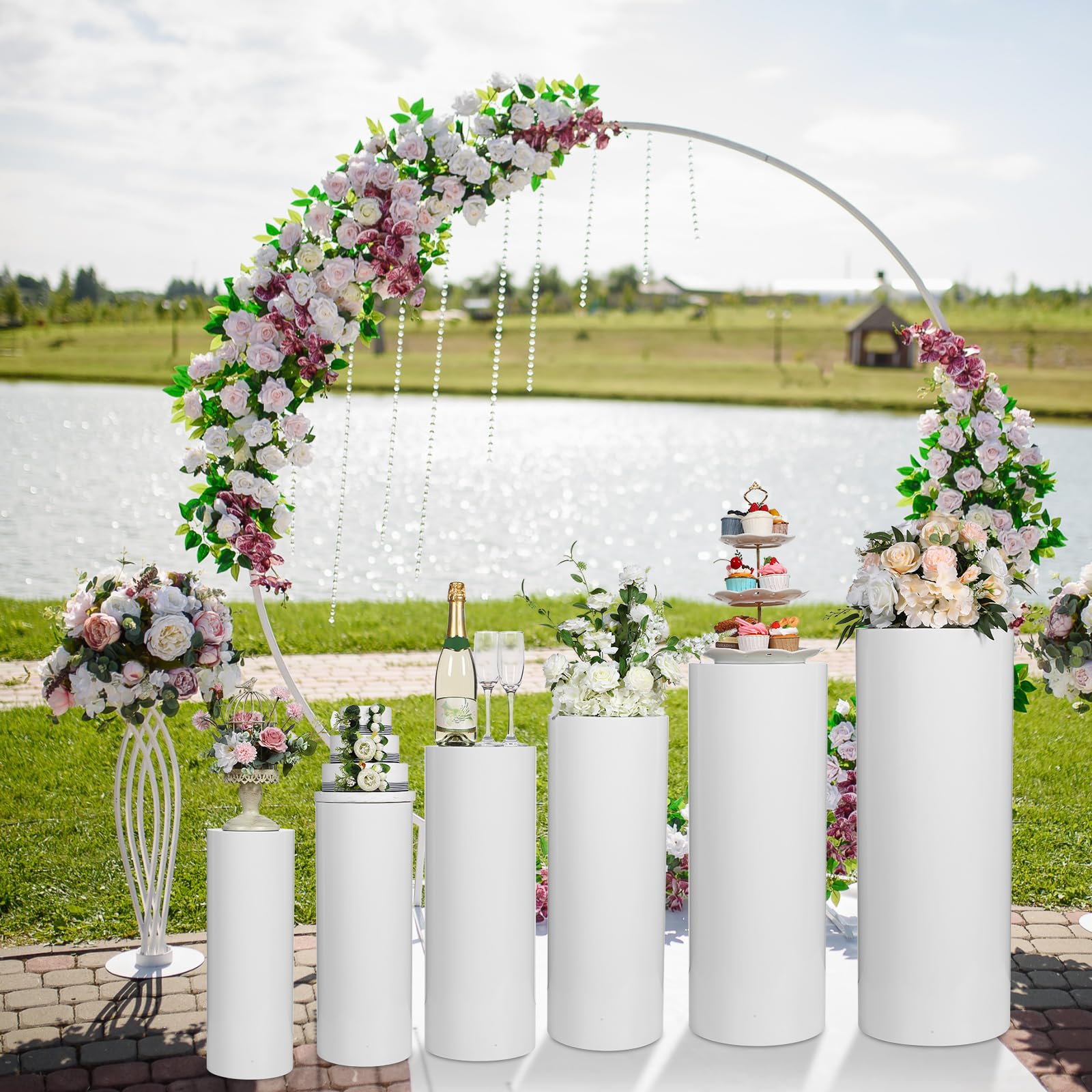 White Pillar Wedding