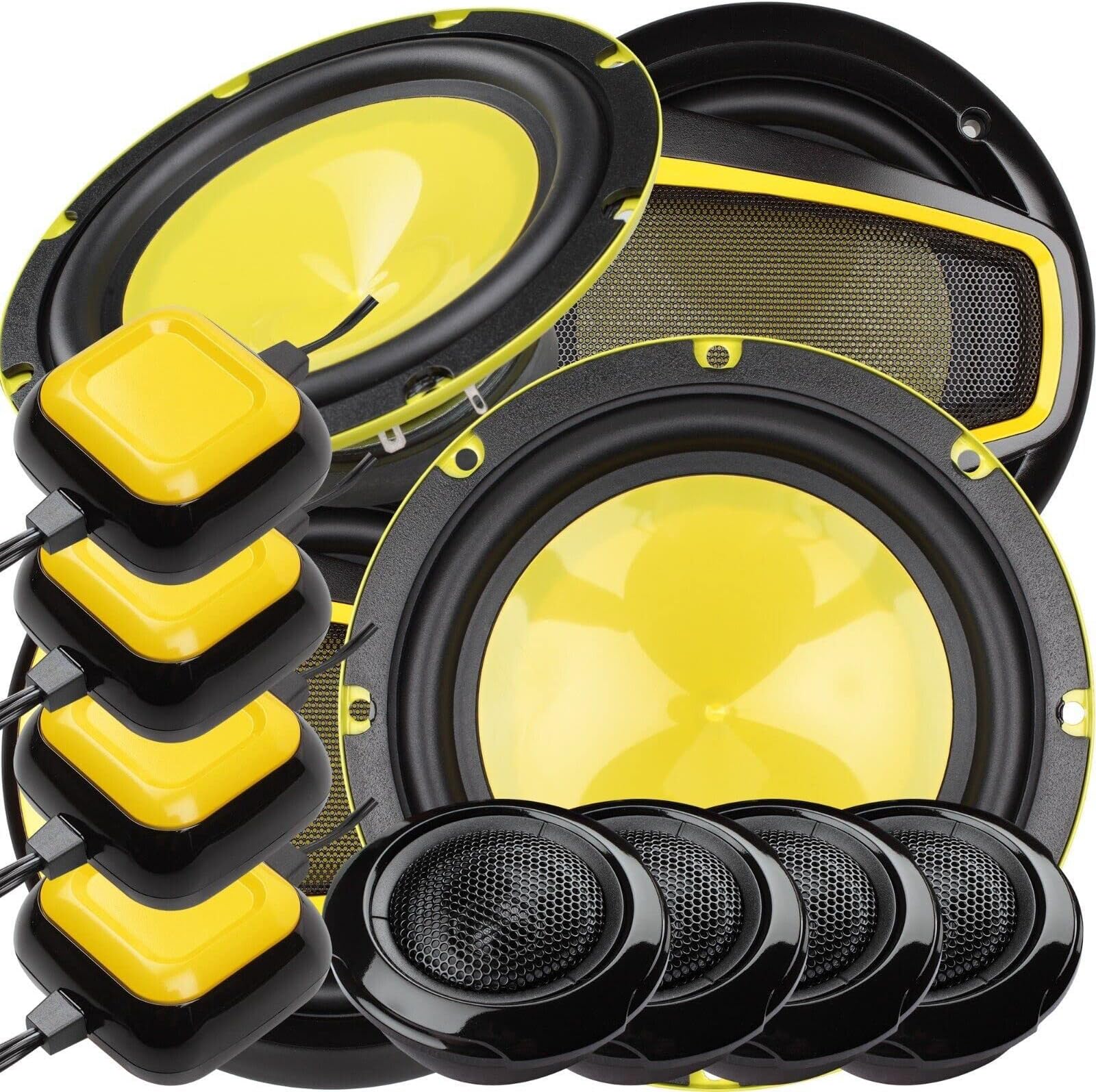 Amazon.com: AUDIOTEK 1300W 6.5-Inch 2-Way Car Audio Component Speakers ...