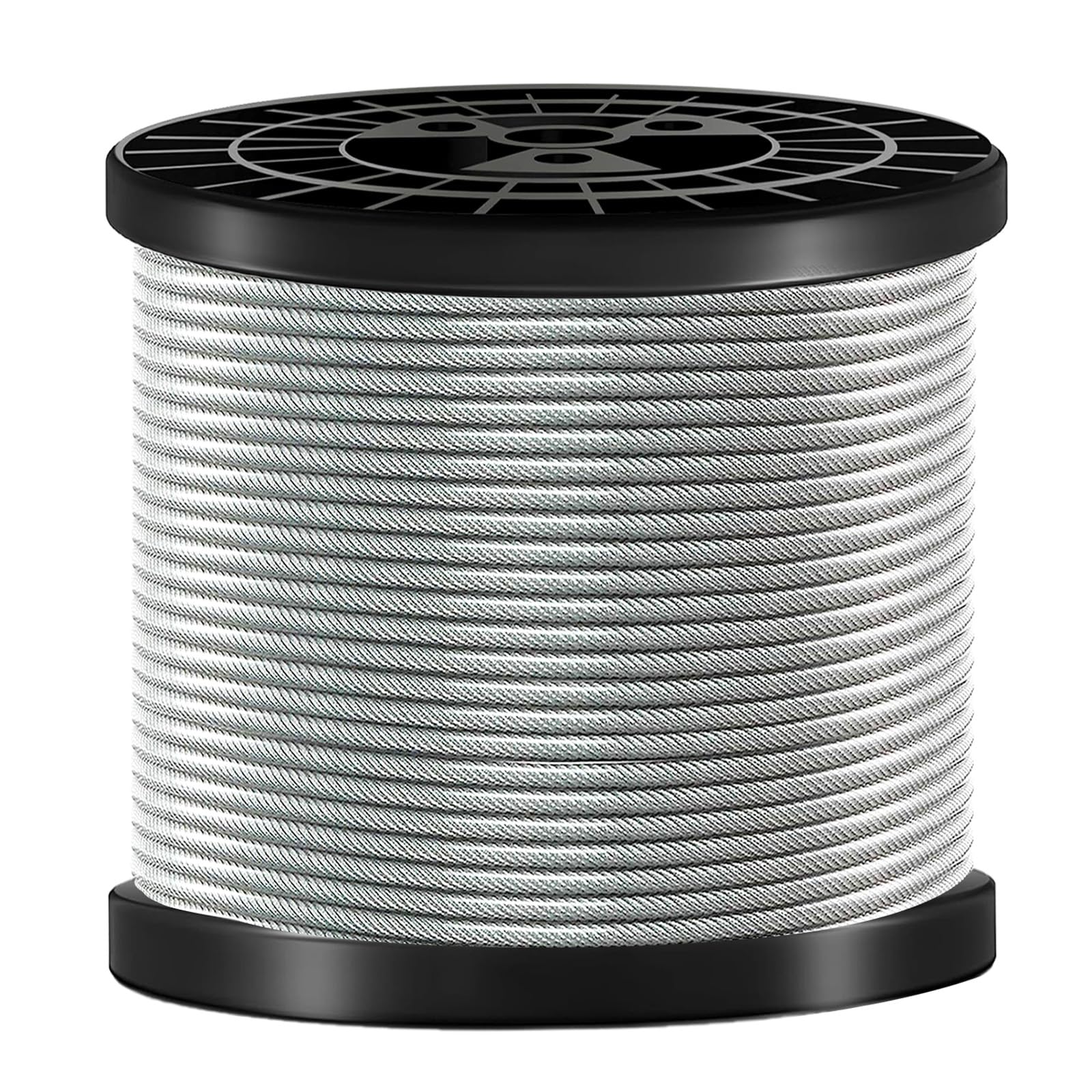 Amazon.com: FOLUXING 100FT 3/16" Wire Rope, Vinyl Coated Aircraft Cable ...