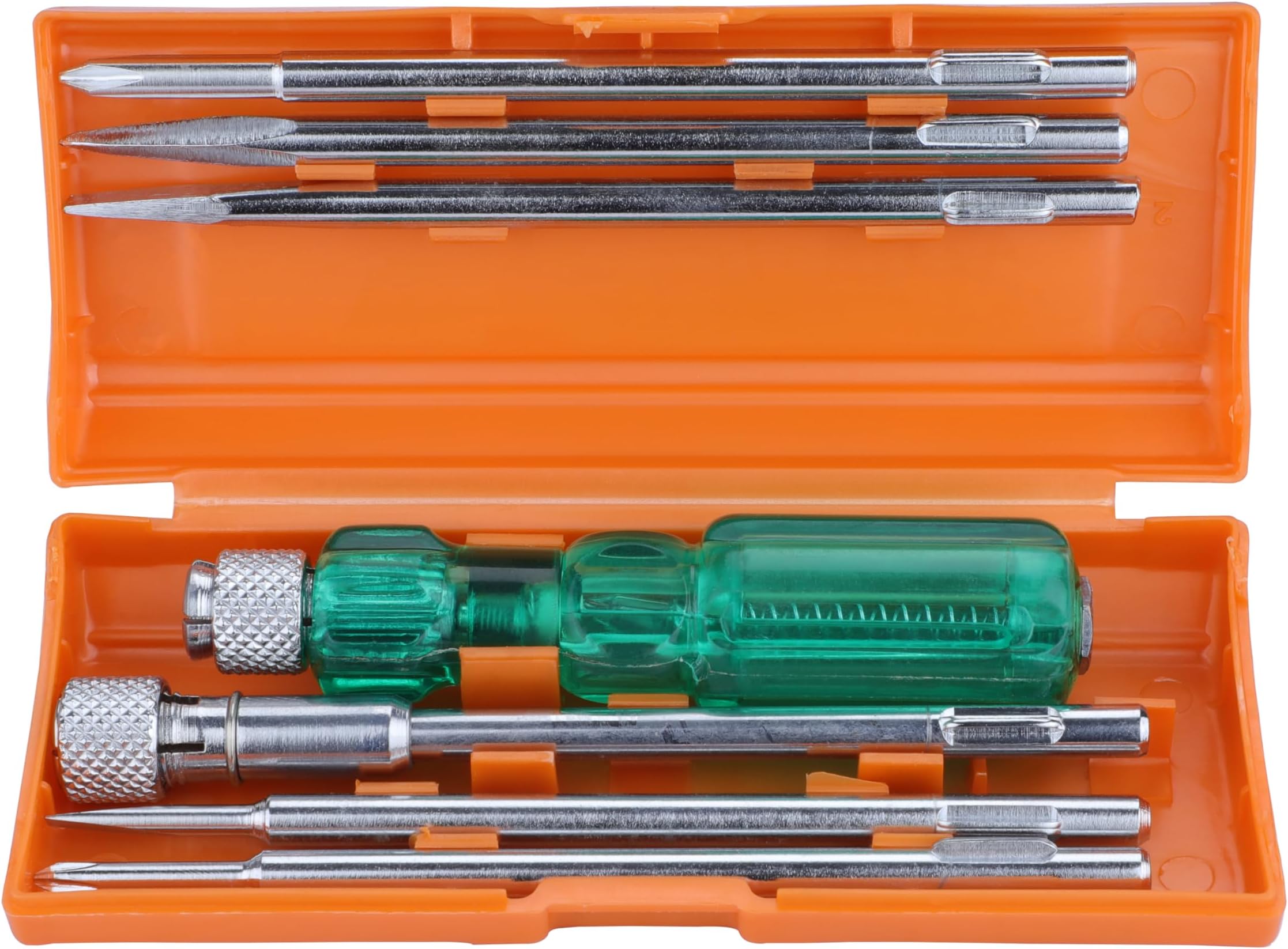 Taparia 812 Screw Driver Set with Neon Bulb, Silver & Green, 1 Piece ...