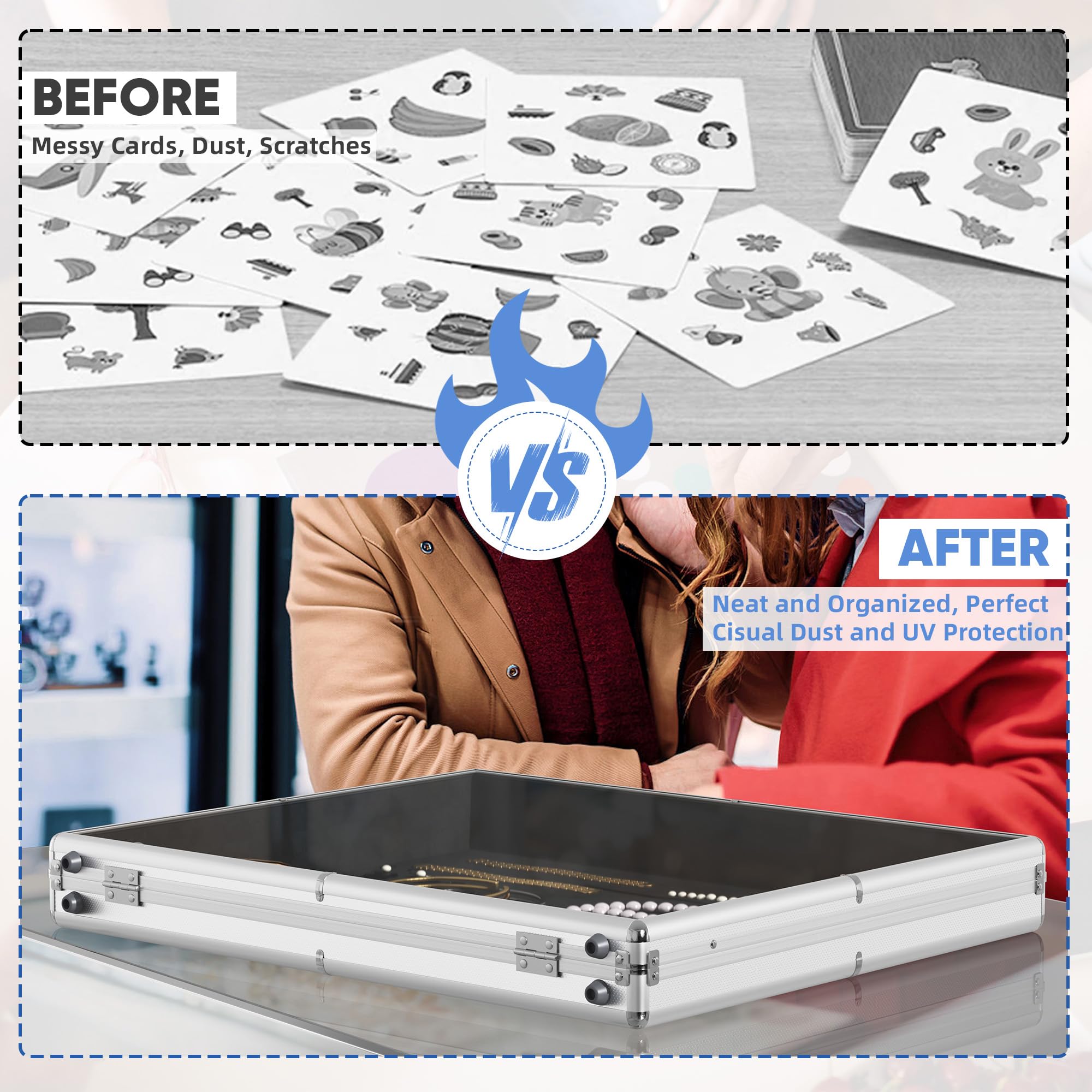Snapklik.com : Portable Trade Show Display Case, 28"x20" Aluminum Card ...