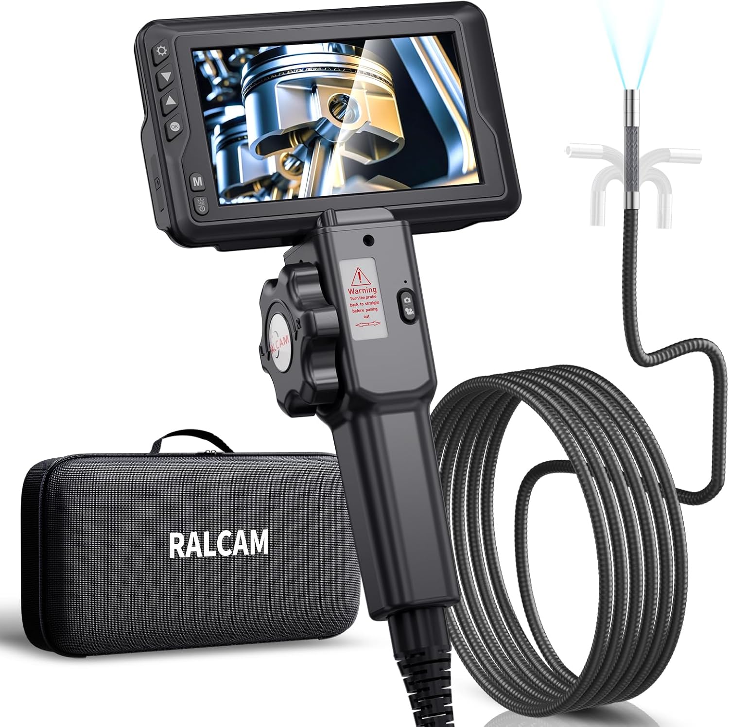 Endoscope Camera with Light Endoscope Camera Android - Endoscope 8.5 mm ...