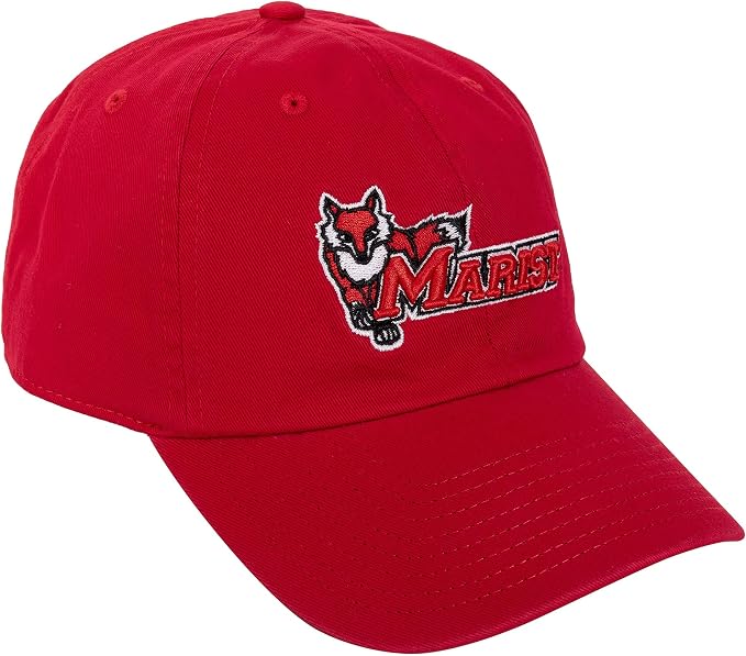 Amazon.com: Marist College Baseball Hat Red Foxes Brimmed Embroirderd ...