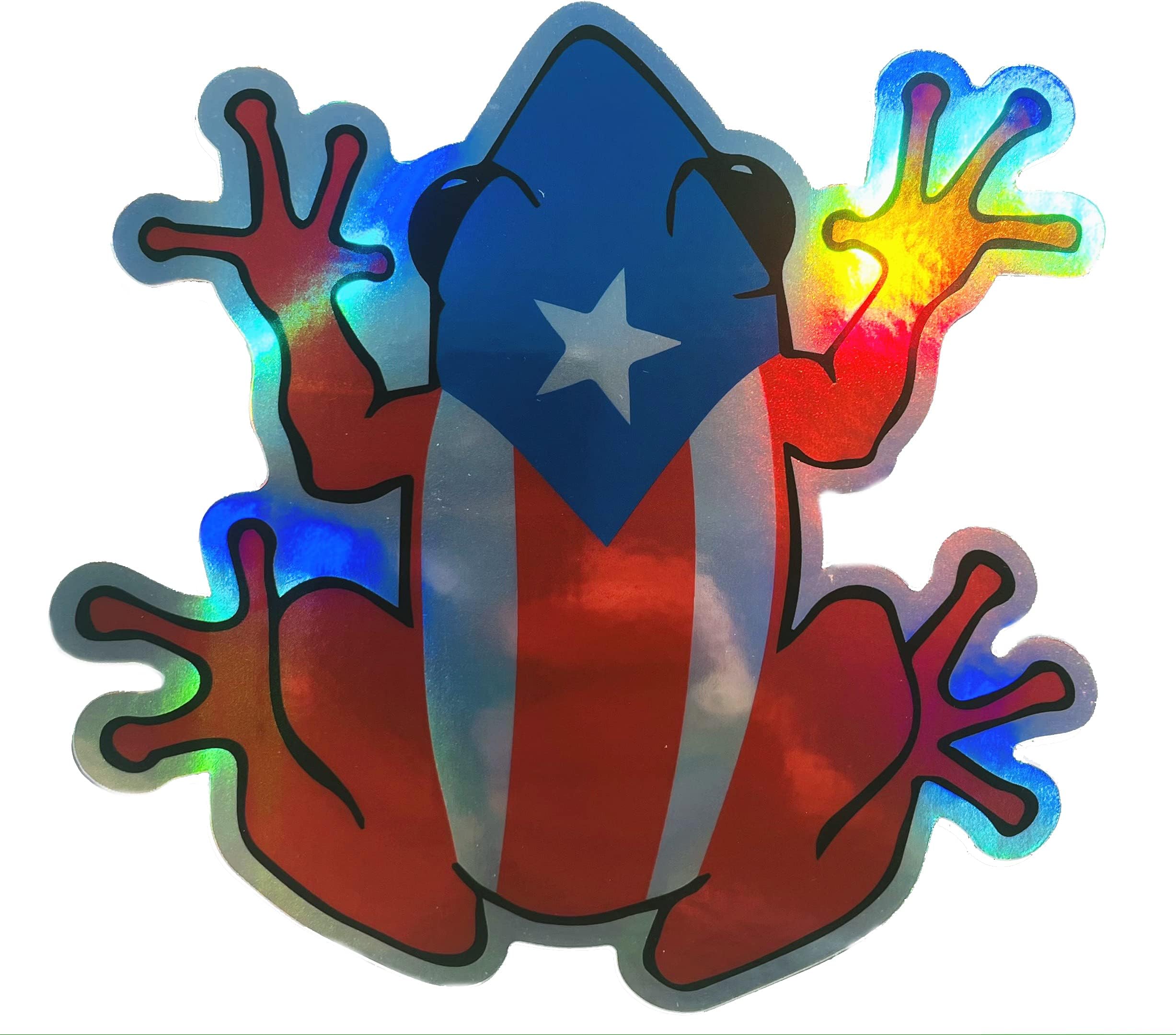 Amazon.com - Boricua Coqui Frog Sticker Vinyl Decal Bumper Sticker 5"