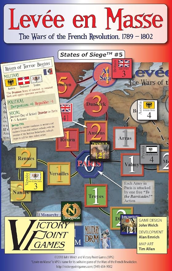 Amazon.com: Victory Point Games Levee en Masse - The Wars of The French ...