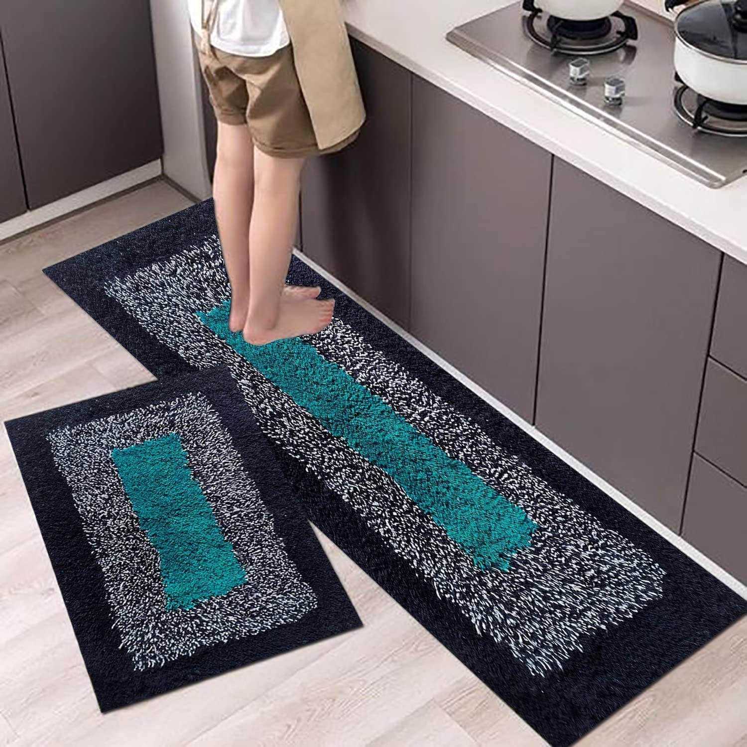 Buy Own Shop Cotton Kitchen Mat | Floor Door Mat| Anti-Slip, Soft ...