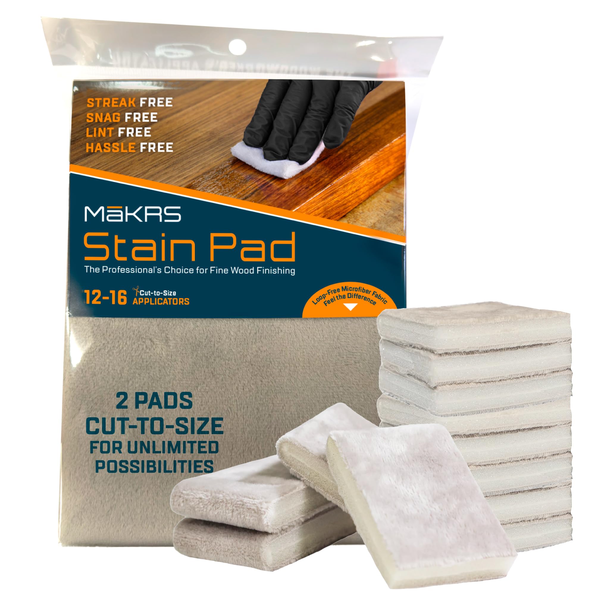 Amazon.com: MāKRS Stain Pad, Cut-To-Size Pads 2-Pack Yields 12-16 ...
