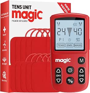 Nicwell Care Tens Unit EMS Muscle Stimulator - 22 Programs 40 Intensity ...