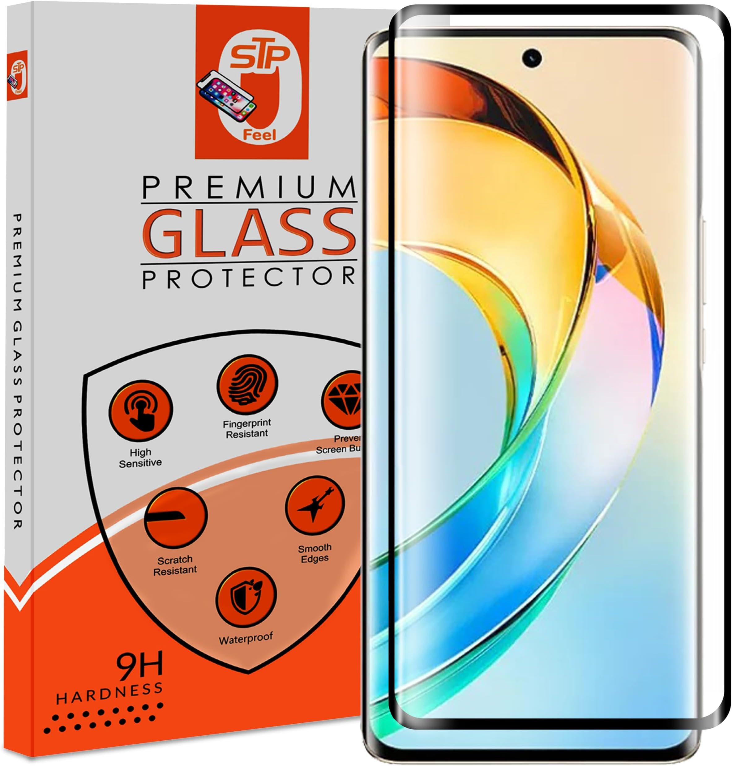 GORILLA PRO Tempered Glass Screen Guard for Honor X9B 5G - Edge to Edge ...