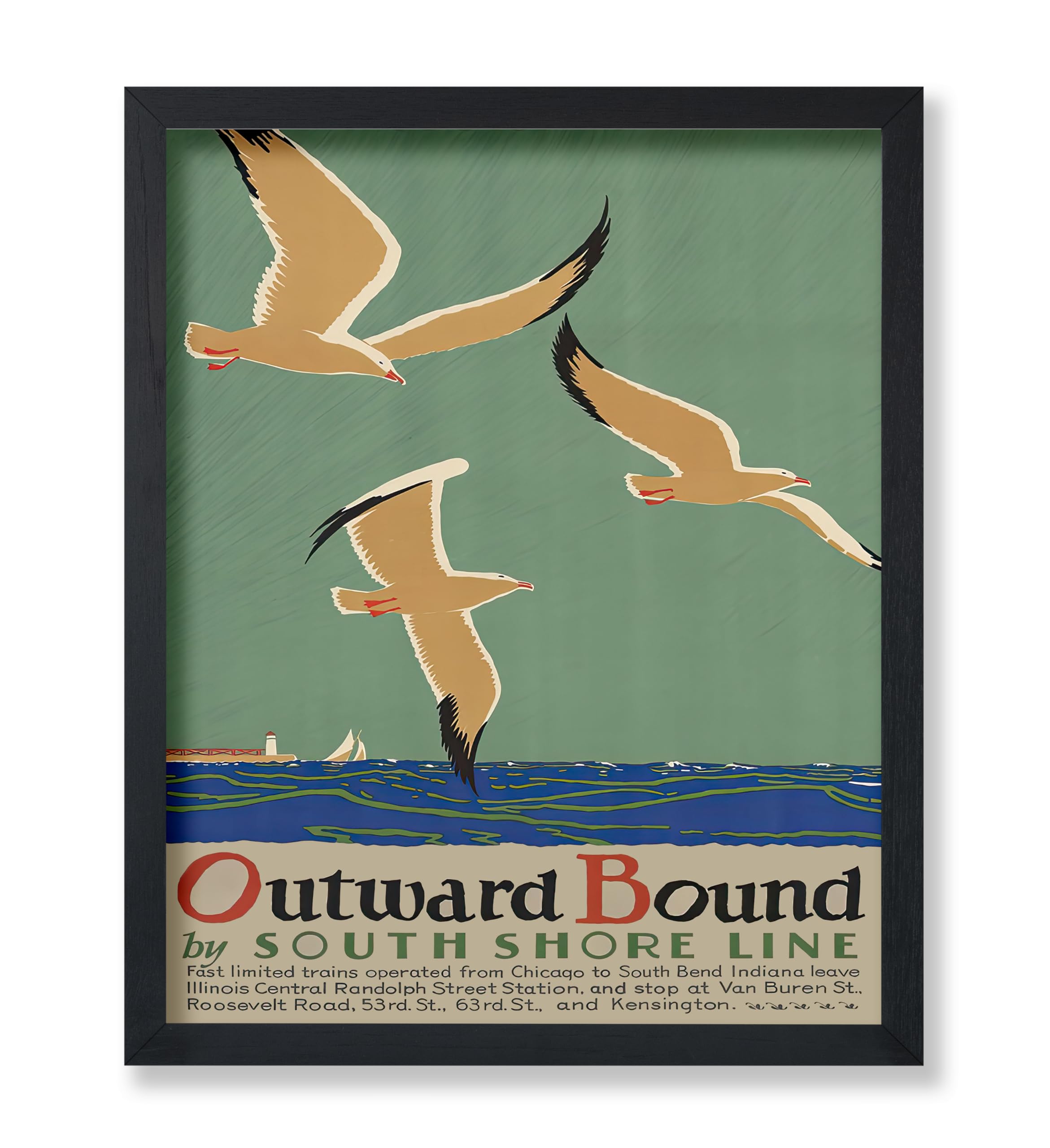 Amazon.com: Poster Master Vintage Travel Poster - Retro Outward Bound ...