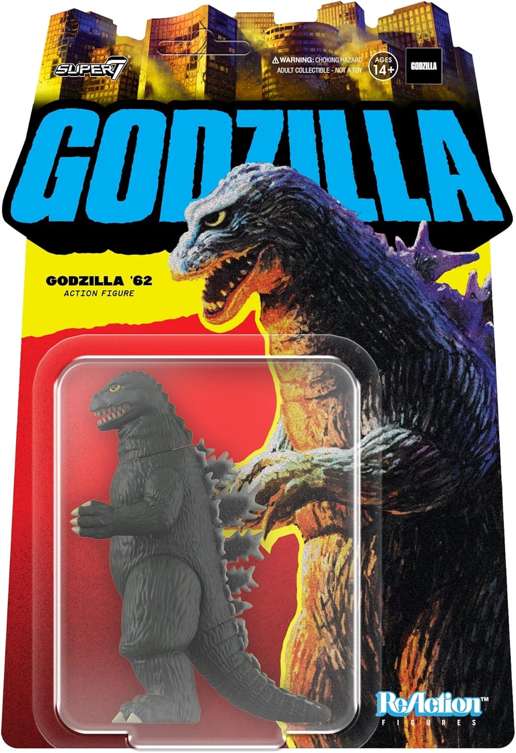 Amazon.com: Super7 Toho Godzilla '62-3.75" Toho Godzilla Action Figure ...