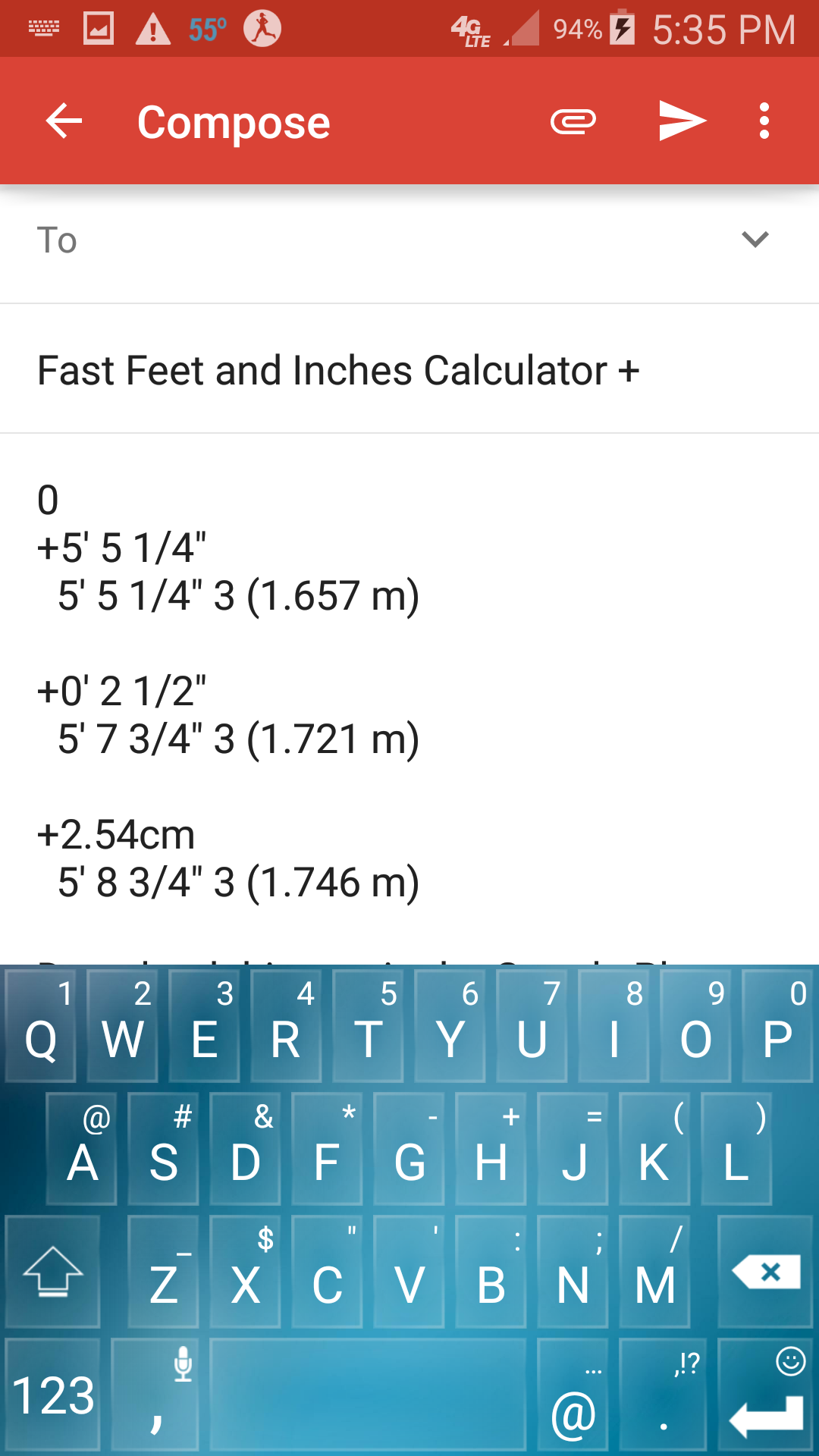 Fast Feet & Inches Calculator+ - App on Amazon Appstore