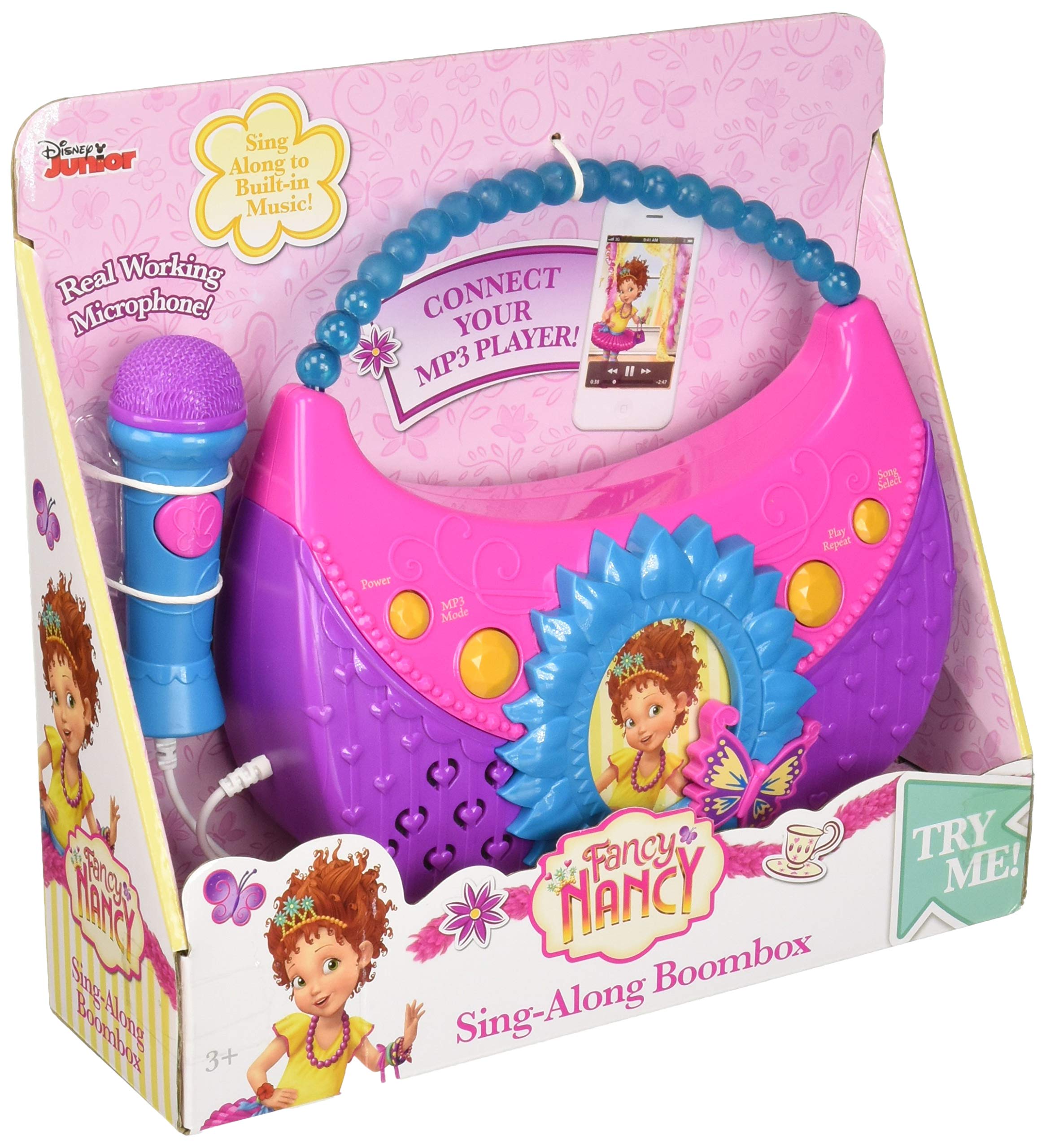 Buy Fancy Nancy Sing Along Boombox with Real Working Microphone Built ...