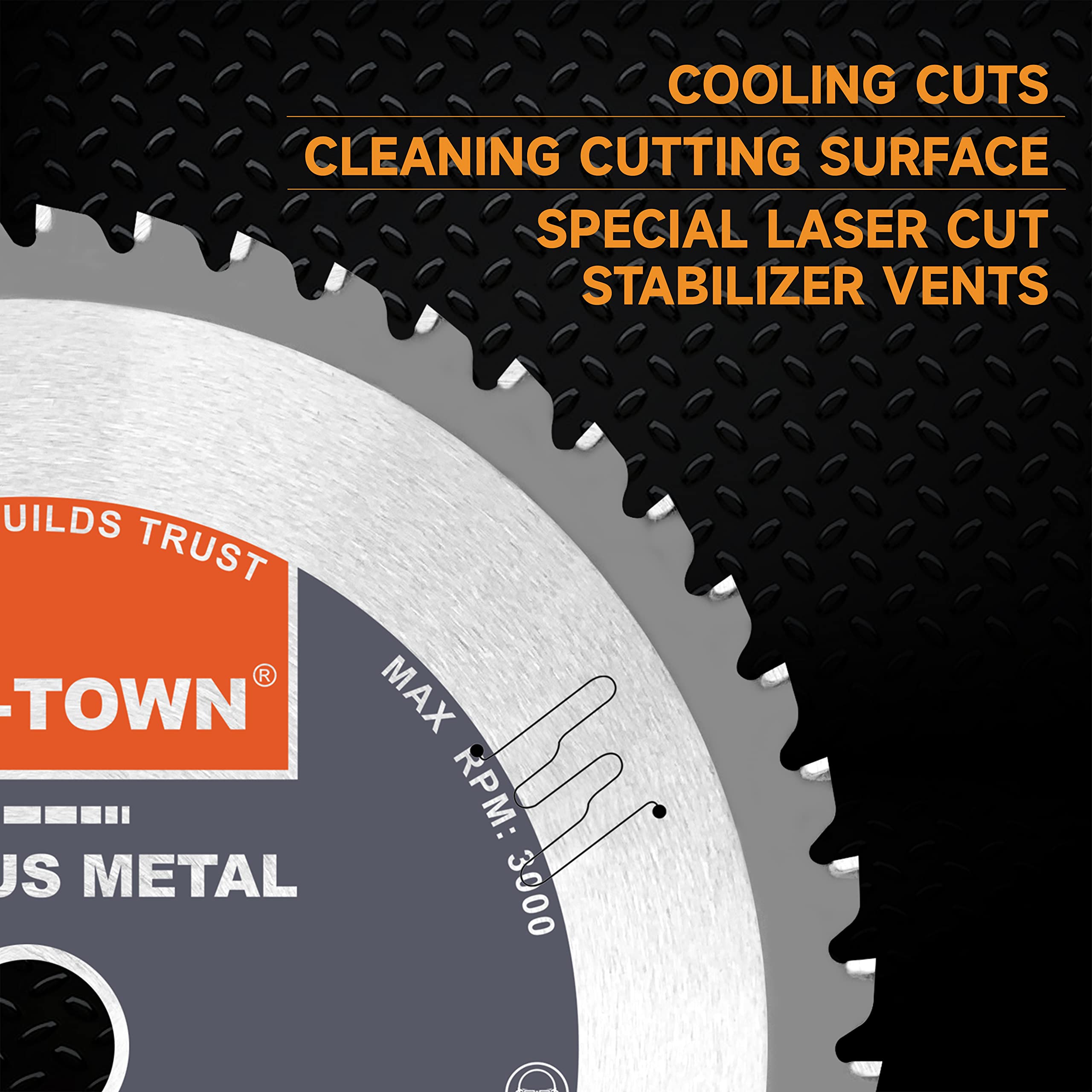 Snapklik.com : TWIN-TOWN 10-Inch 52 Teeth Dry Cut Steel And Ferrous ...
