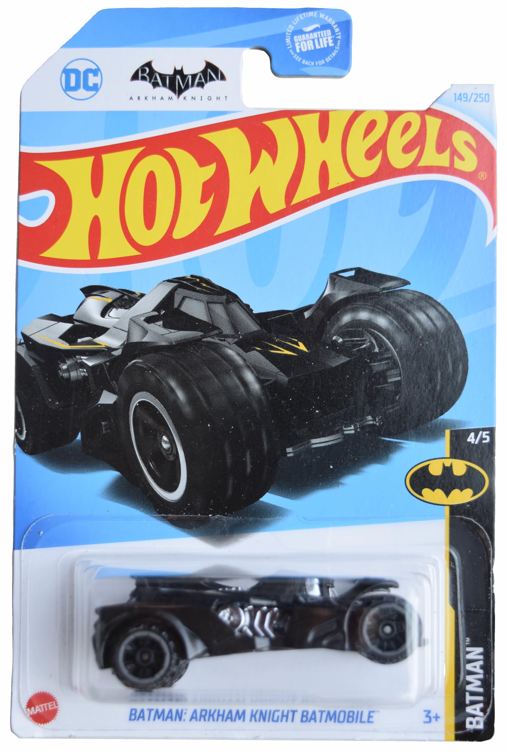 Amazon.com: Hot Wheels Arkham Knight Batmobile, Batman 4/5 [Black ...