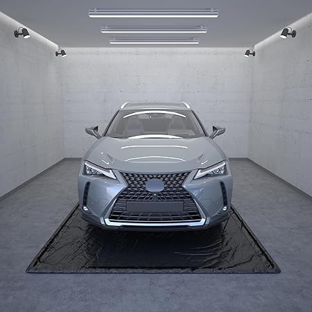 Amazon.com: FLYCLE 7'9" x 18' Garage Floor Mat, Waterproof Containment ...