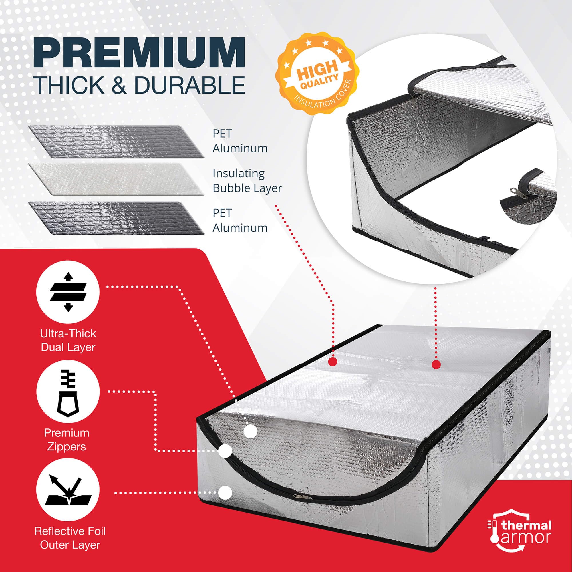 Premium Energy Saving - Full Set Extra Thick Attic Door Insulation ...