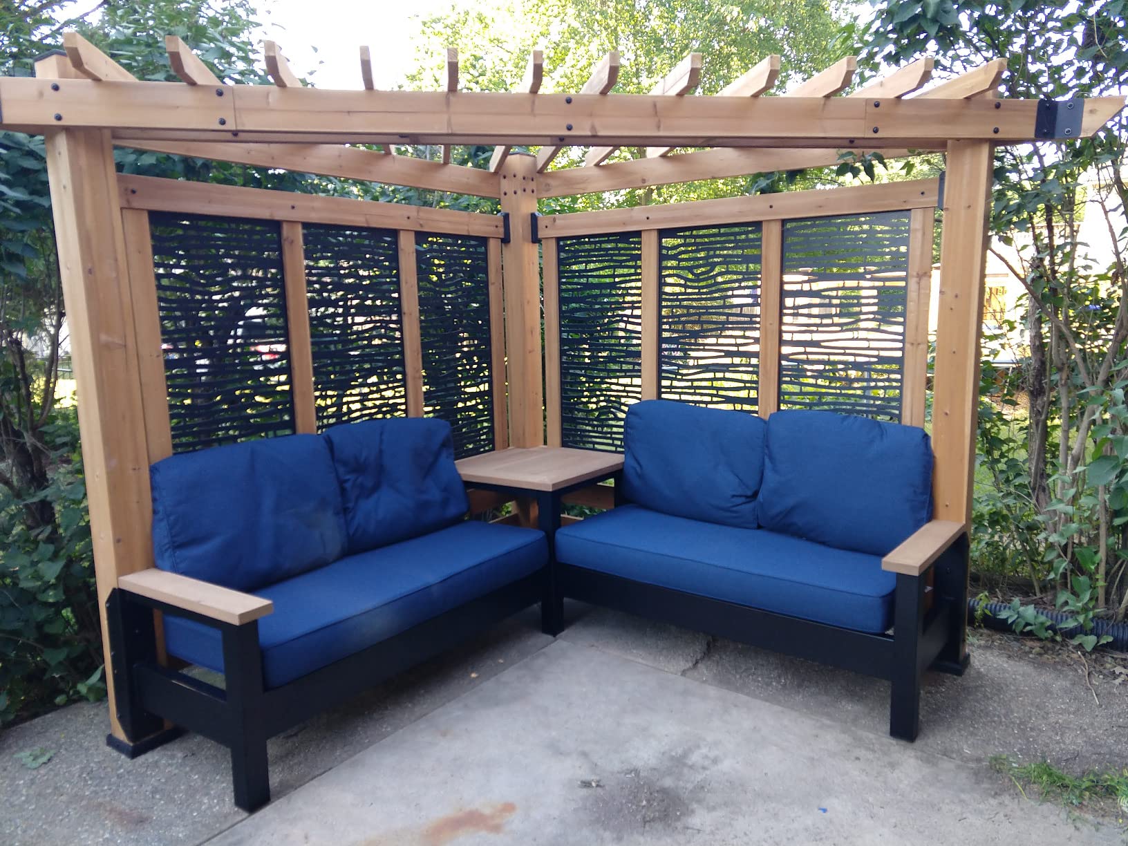 $59/mo - Finance Backyard Discovery Verona 12' x 8' Cedar Wood Cabana ...