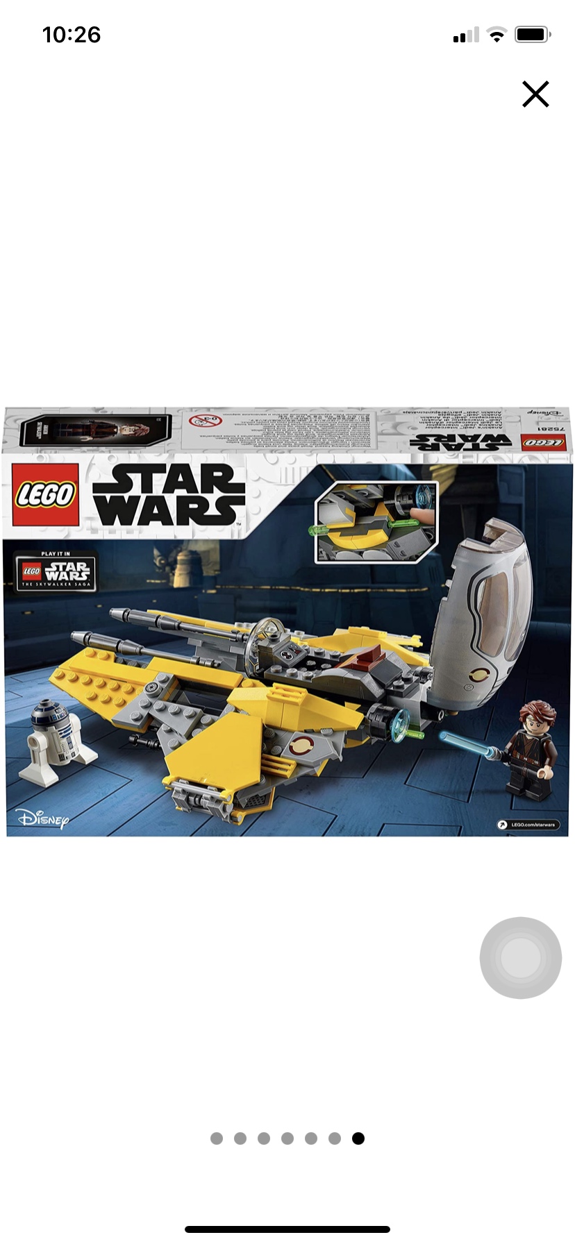 LEGO 75281 Building Block Anakin's Jedi Interceptor,Multicolor : Amazon ...
