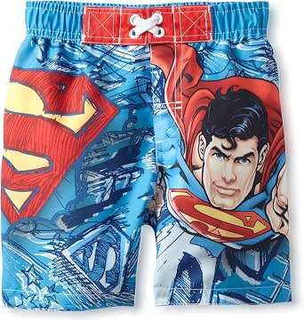 Amazon.com: Dreamwave Boys 2-7 Superman Swim Trunk,3T: Fashion Swim ...